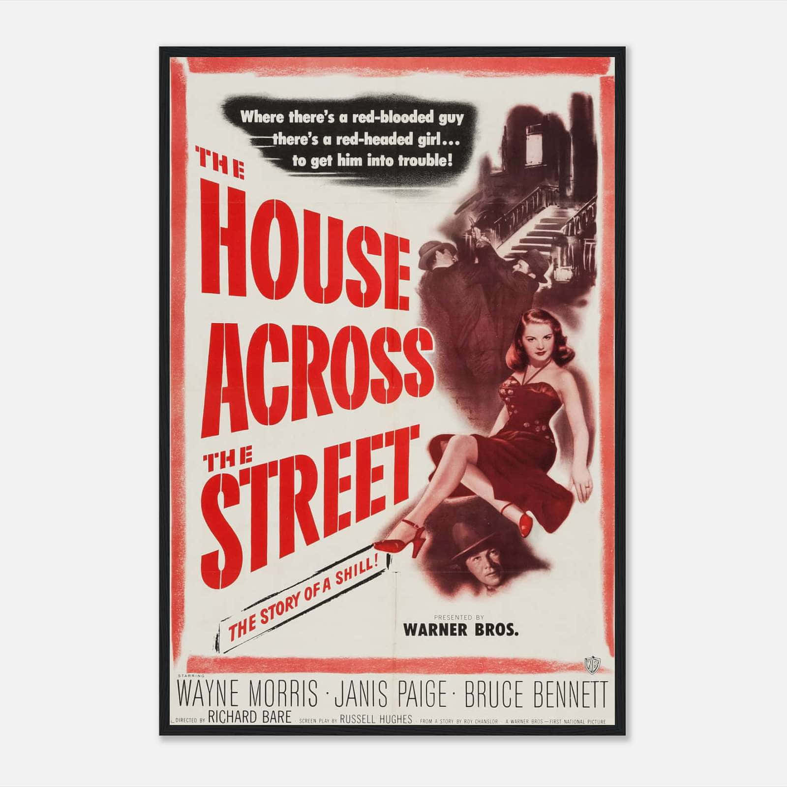 The House Across the Street (1949) Movie Poster Print - Citiesbox