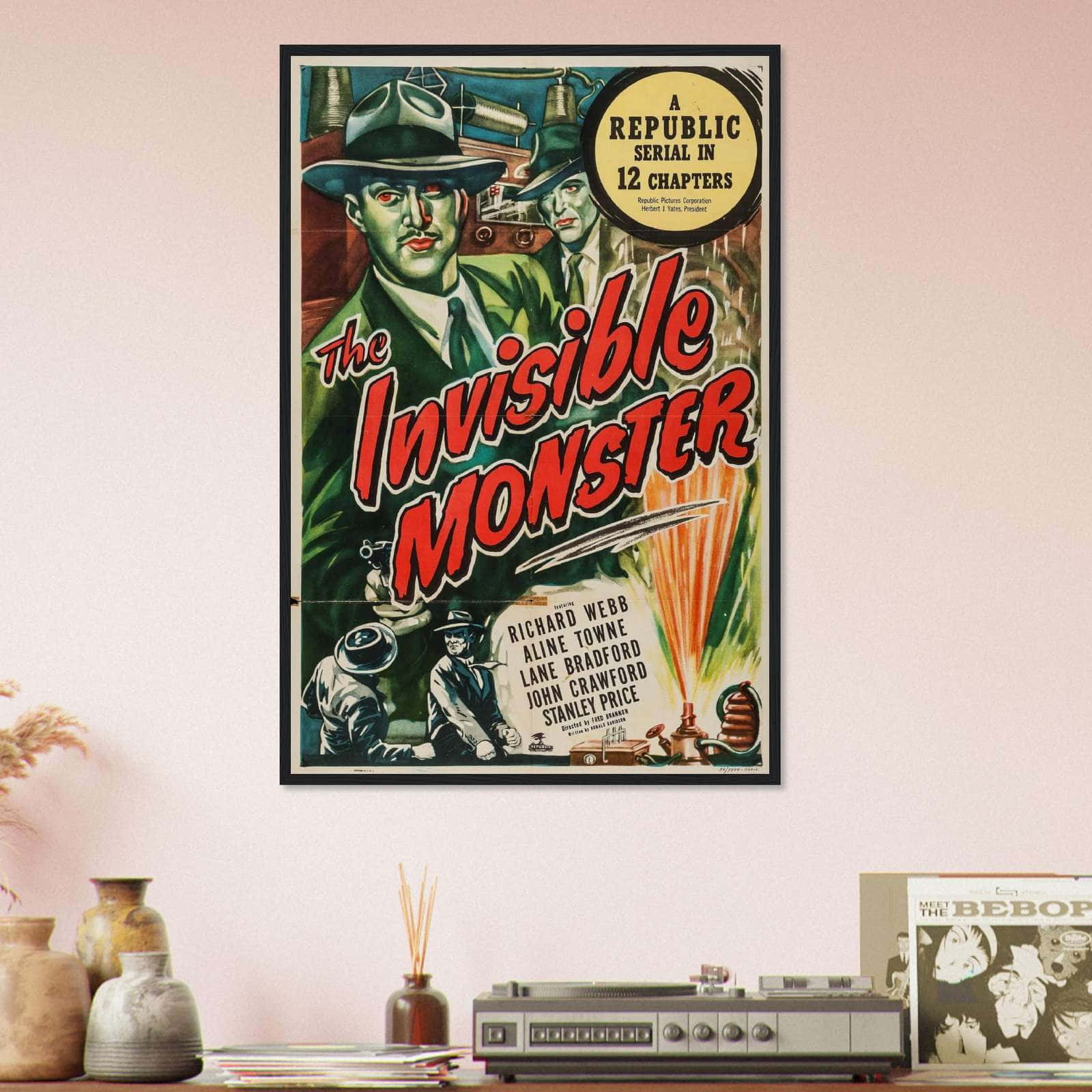 The Invisible Monster (1950) Movie Poster Print - Citiesbox