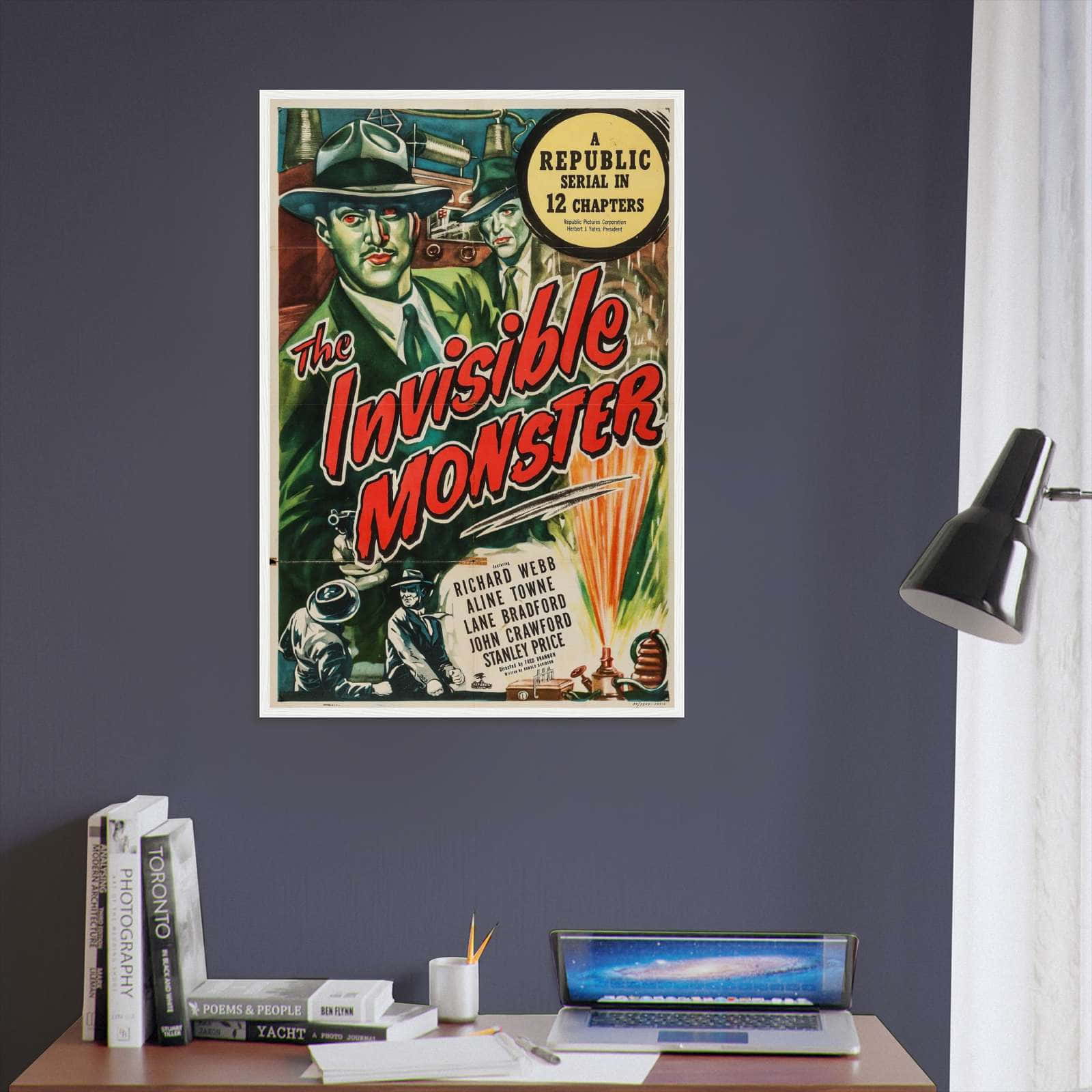 The Invisible Monster (1950) Movie Poster Print - Citiesbox