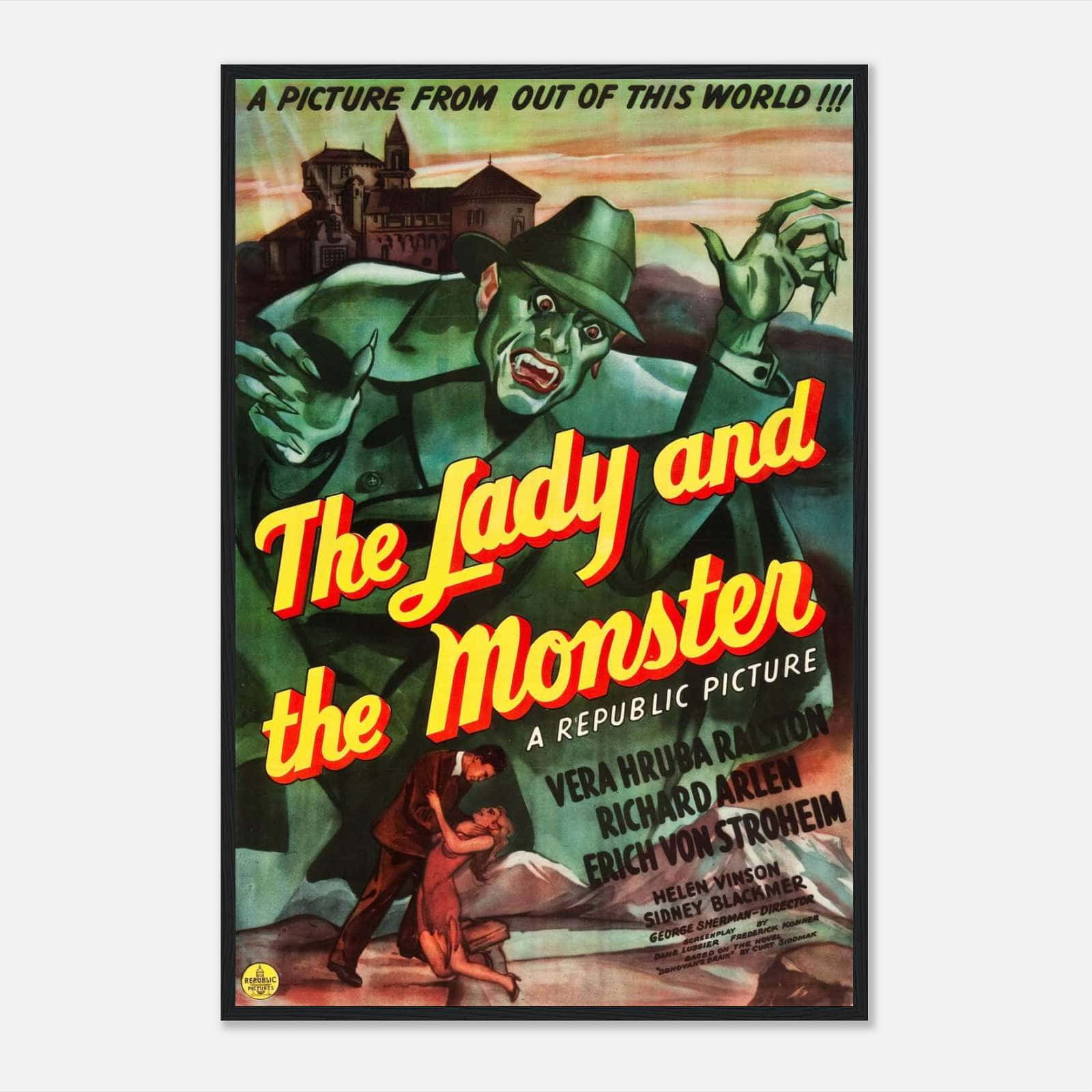 The Lady and the Monster (1944) Movie Poster Print - Citiesbox