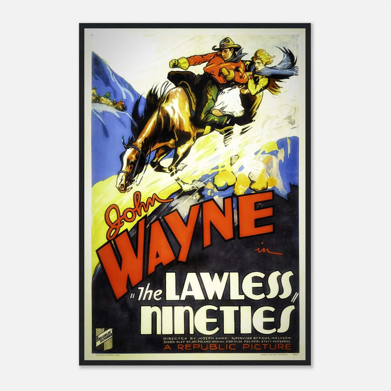 The Lawless Nineties (1936) Movie Poster Print - Citiesbox
