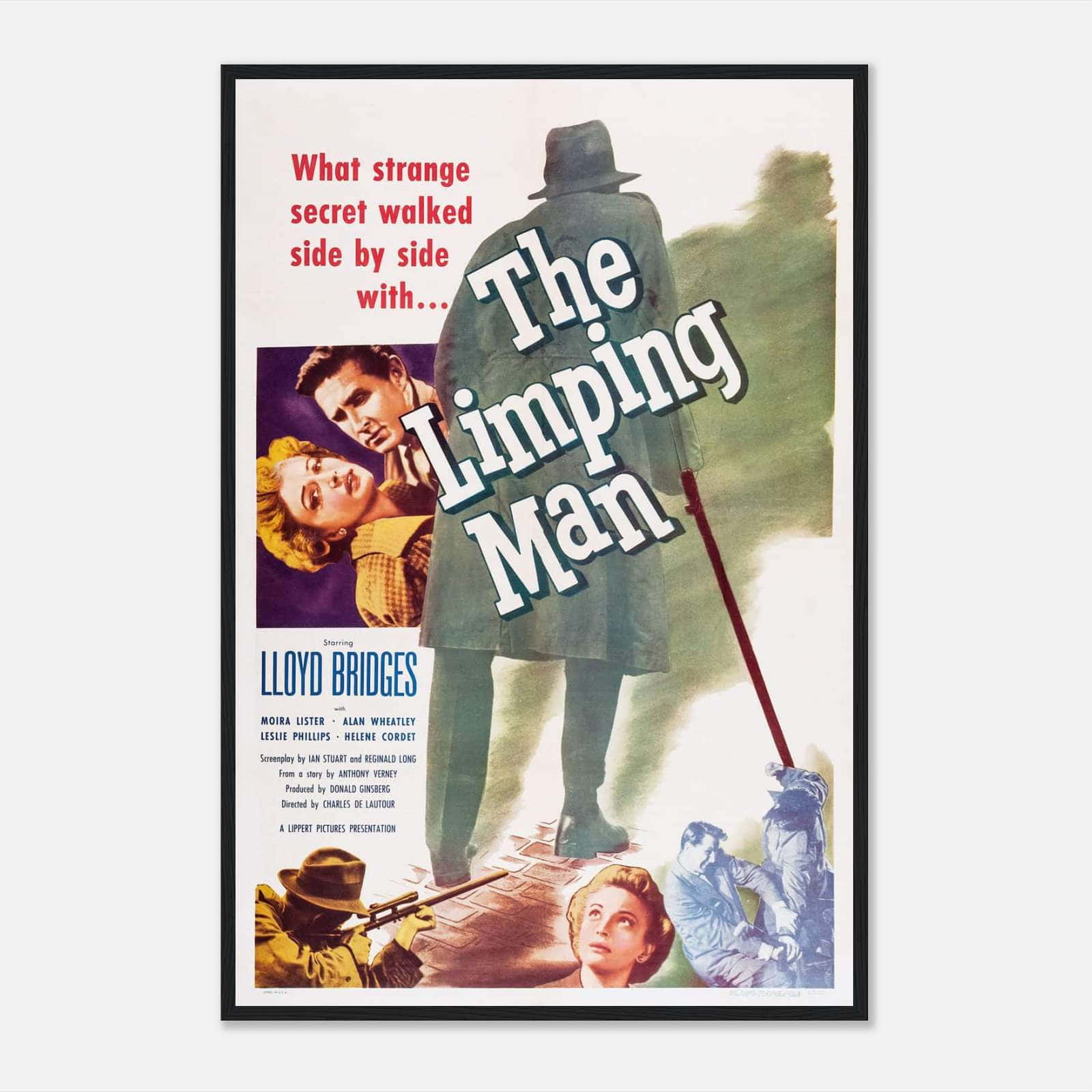 The Limping Man (1953) Movie Poster Print - Citiesbox