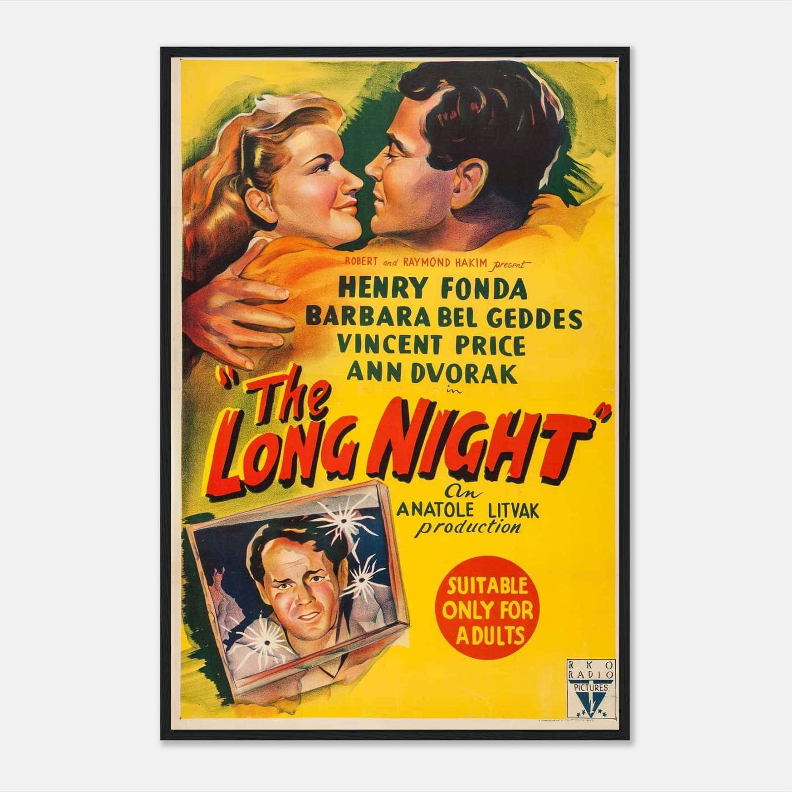 The Long Night (1947) Movie Poster Print - Citiesbox