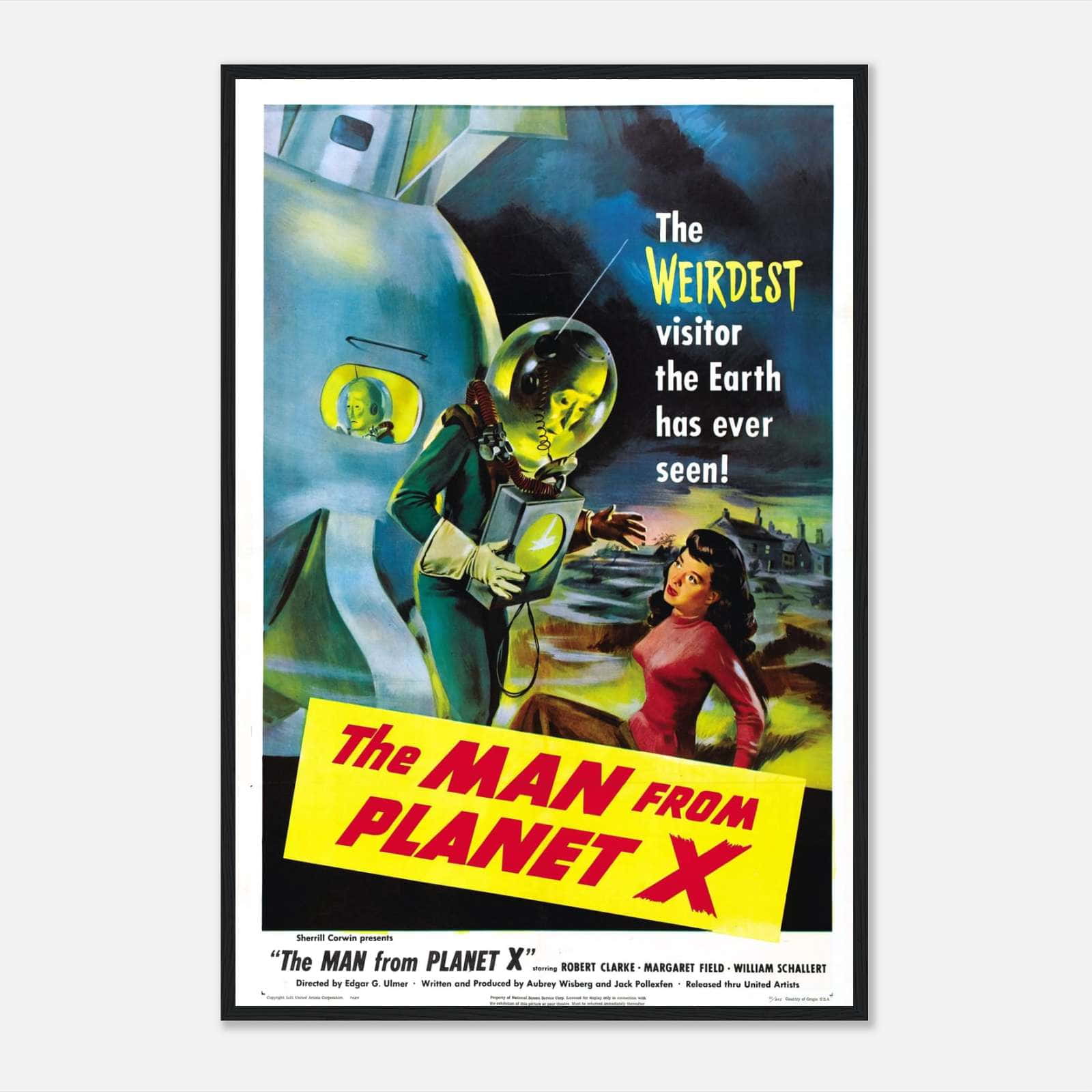 The Man from Planet X (1951) Movie Poster Print - Citiesbox