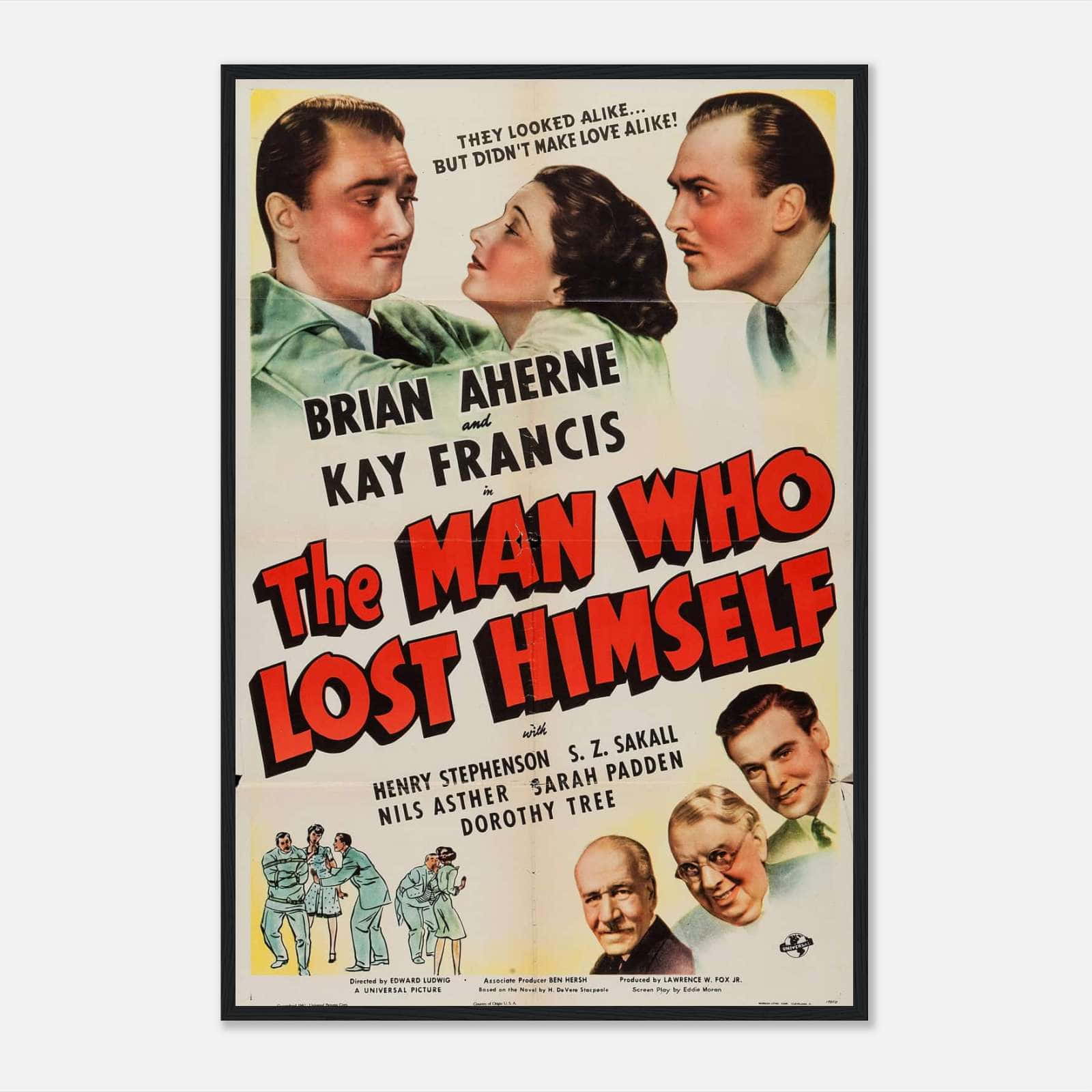 The Man Who Lost Himself (1941) Movie Poster Print - Citiesbox
