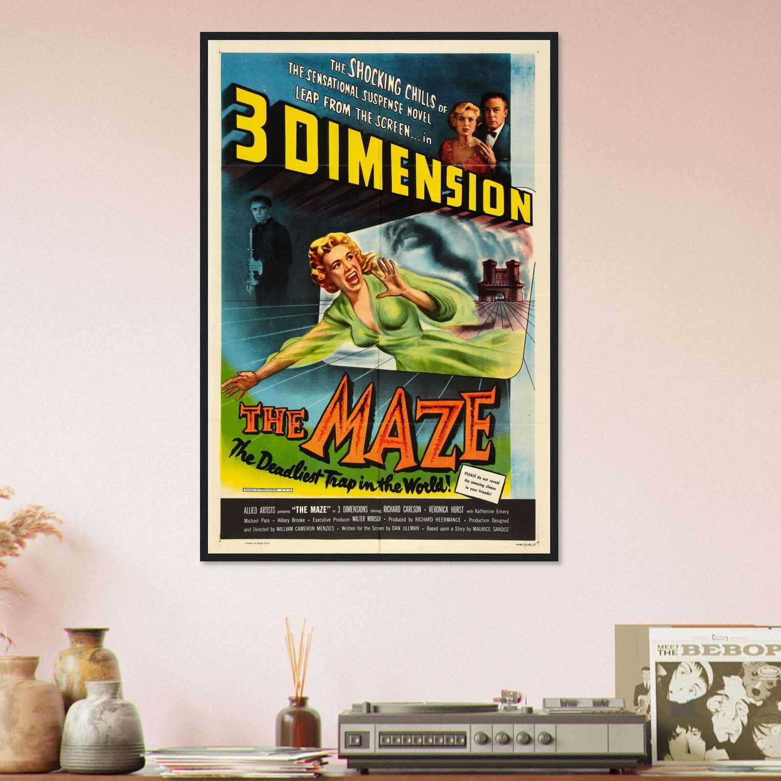 The Maze (1953) Movie Poster Print - Citiesbox