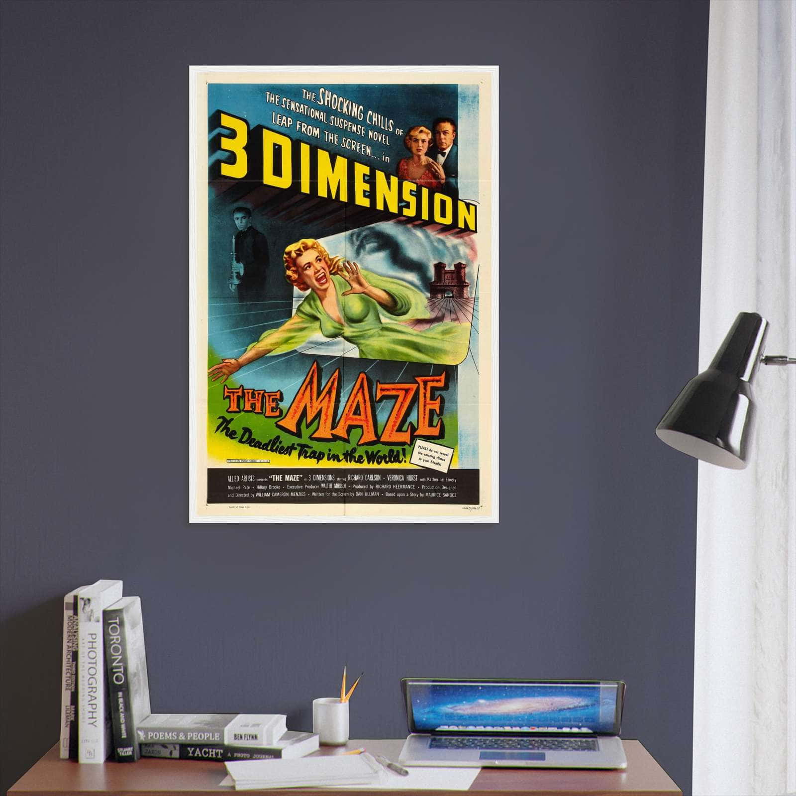 The Maze (1953) Movie Poster Print - Citiesbox