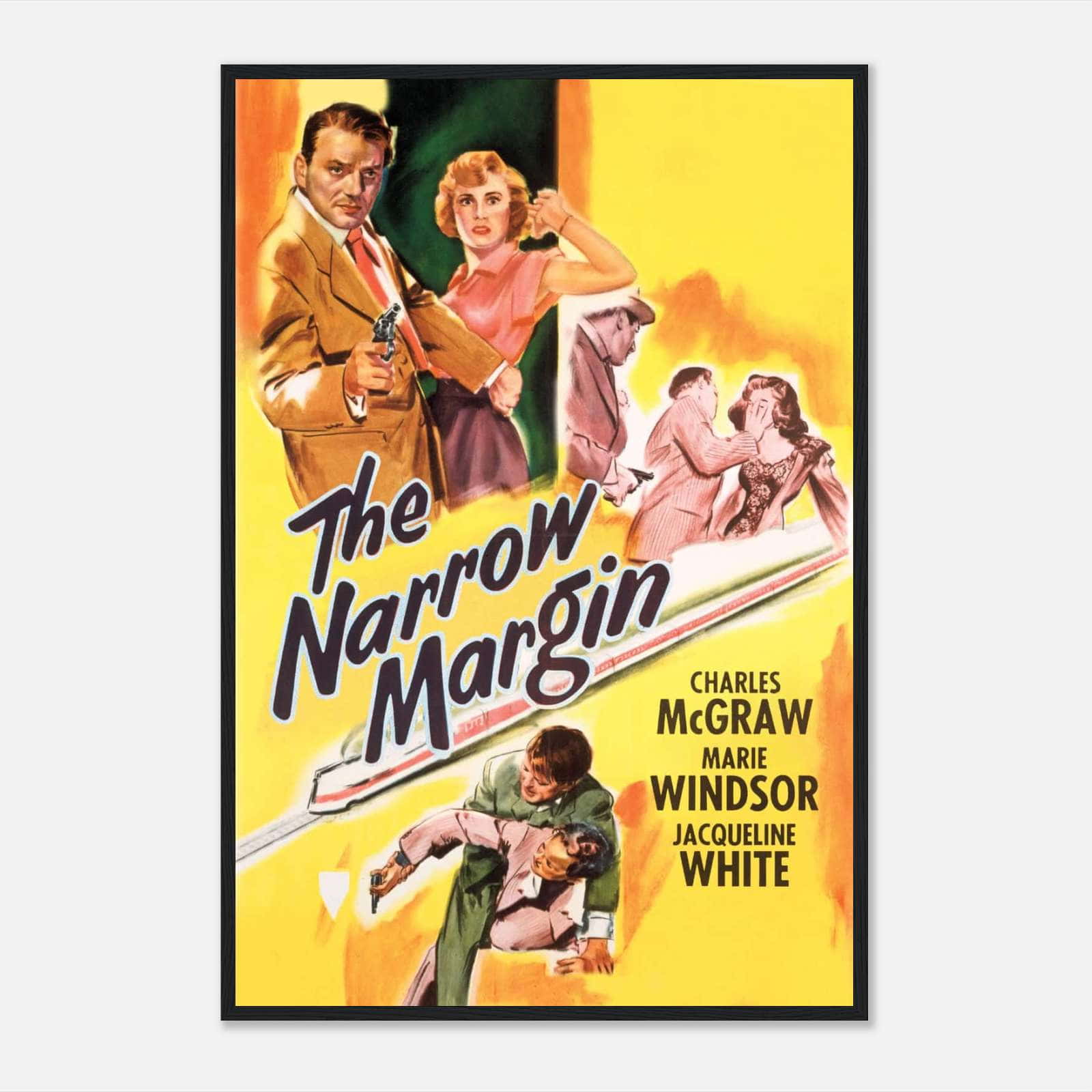The Narrow Margin (1952) Movie Poster Print - Citiesbox