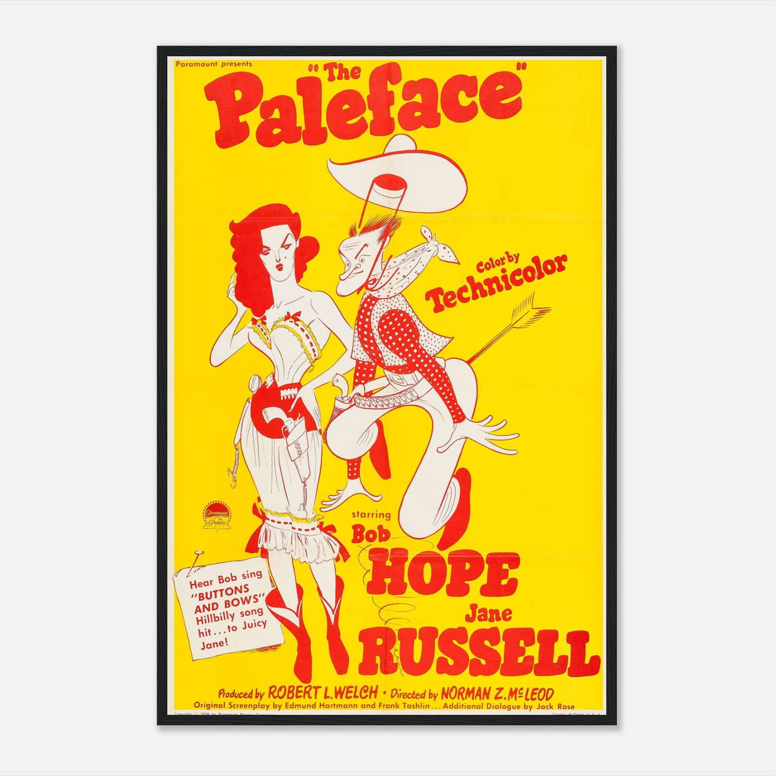 The Paleface (1948) Movie Poster Print - Citiesbox