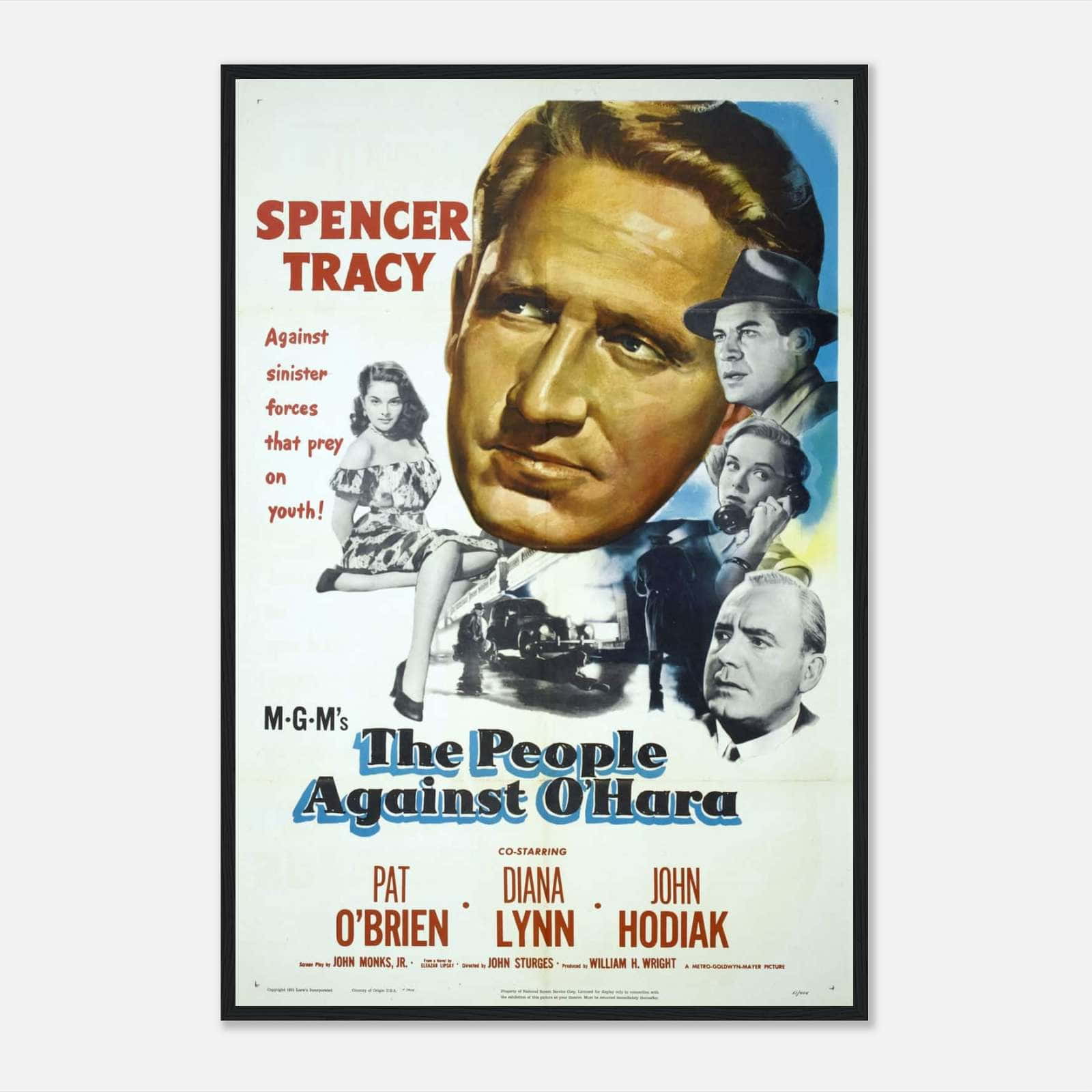 The People Against O'Hara (1951) Movie Poster Print - Citiesbox