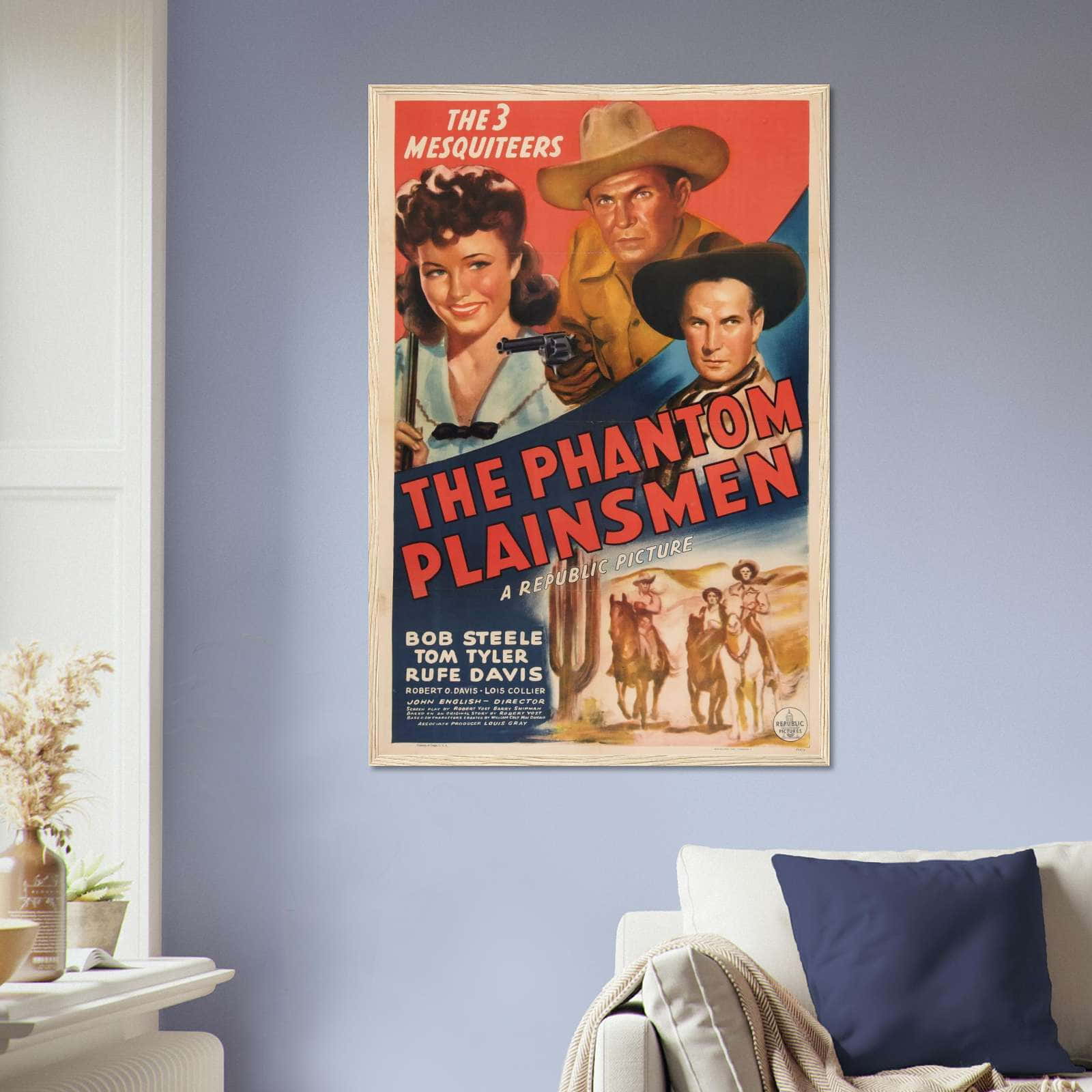 The Phantom Plainsmen (1942) Movie Poster Print - Citiesbox