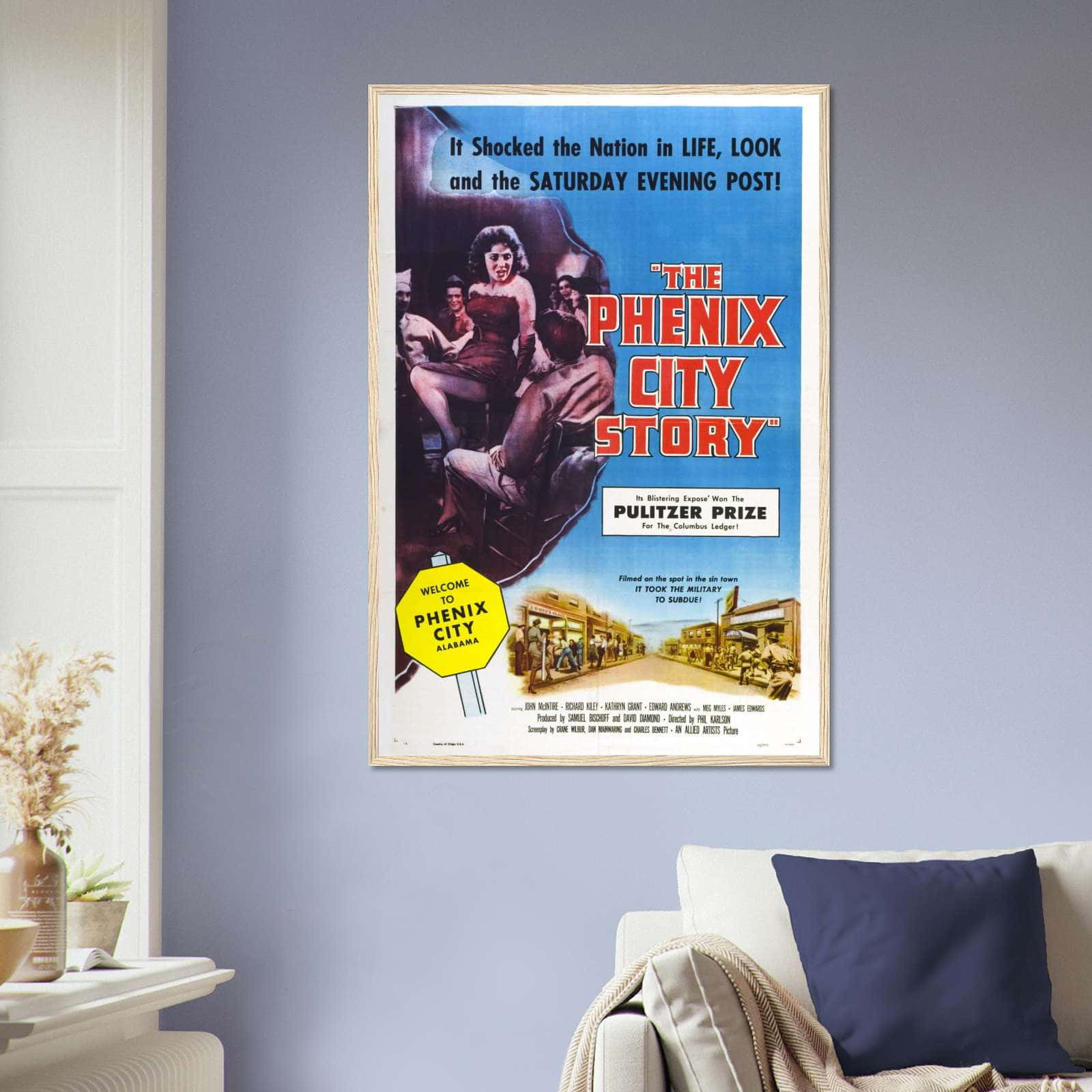 The Phenix City Story (1955) Movie Poster Print - Citiesbox