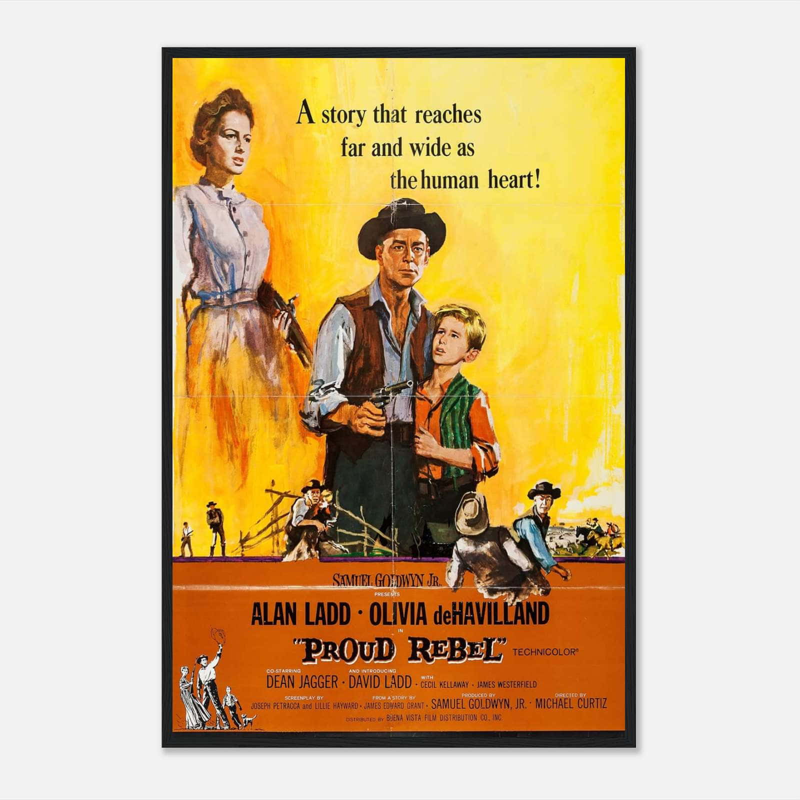 The Proud Rebel (1958) Movie Poster Print - Citiesbox