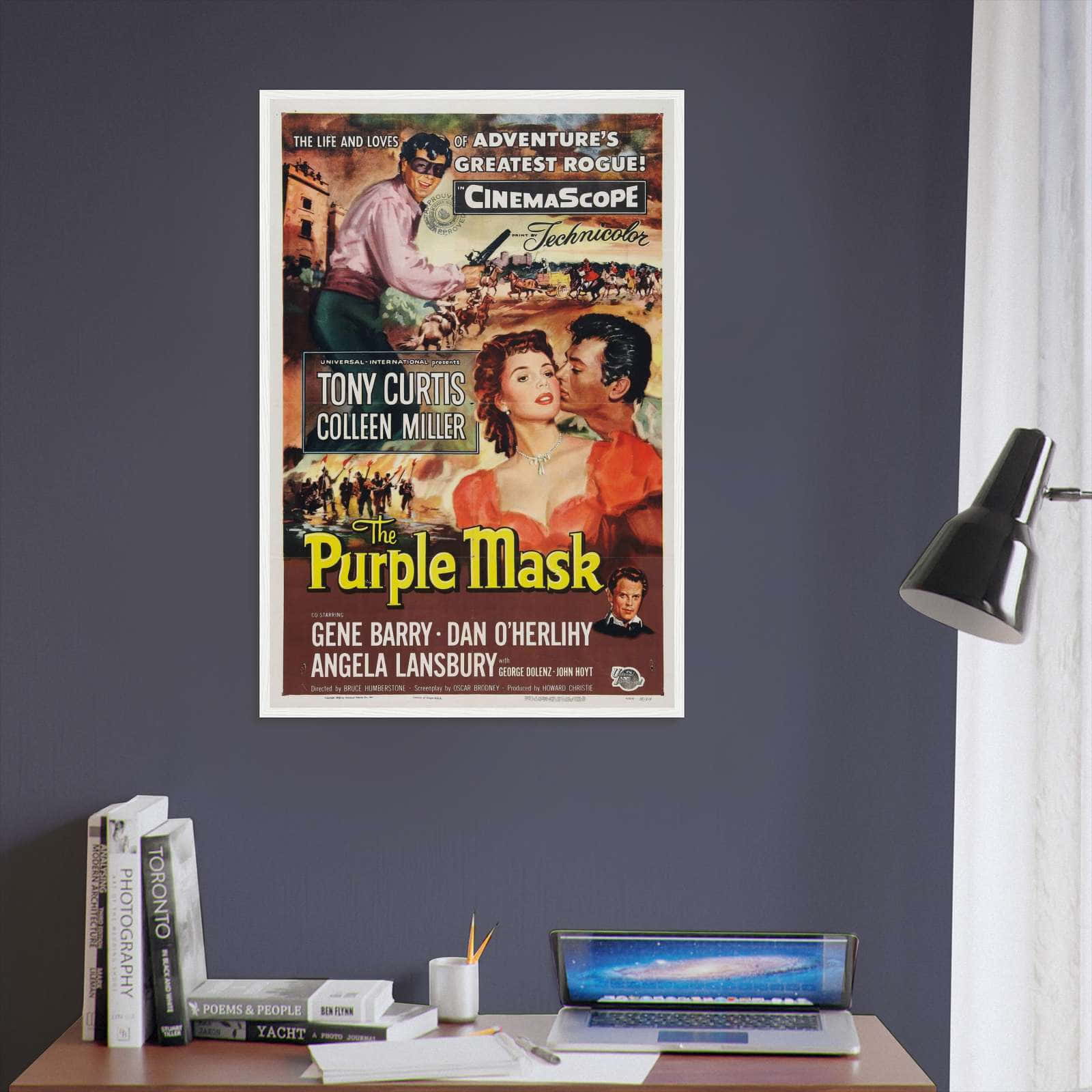 The Purple Mask (1955) Movie Poster Print - Citiesbox
