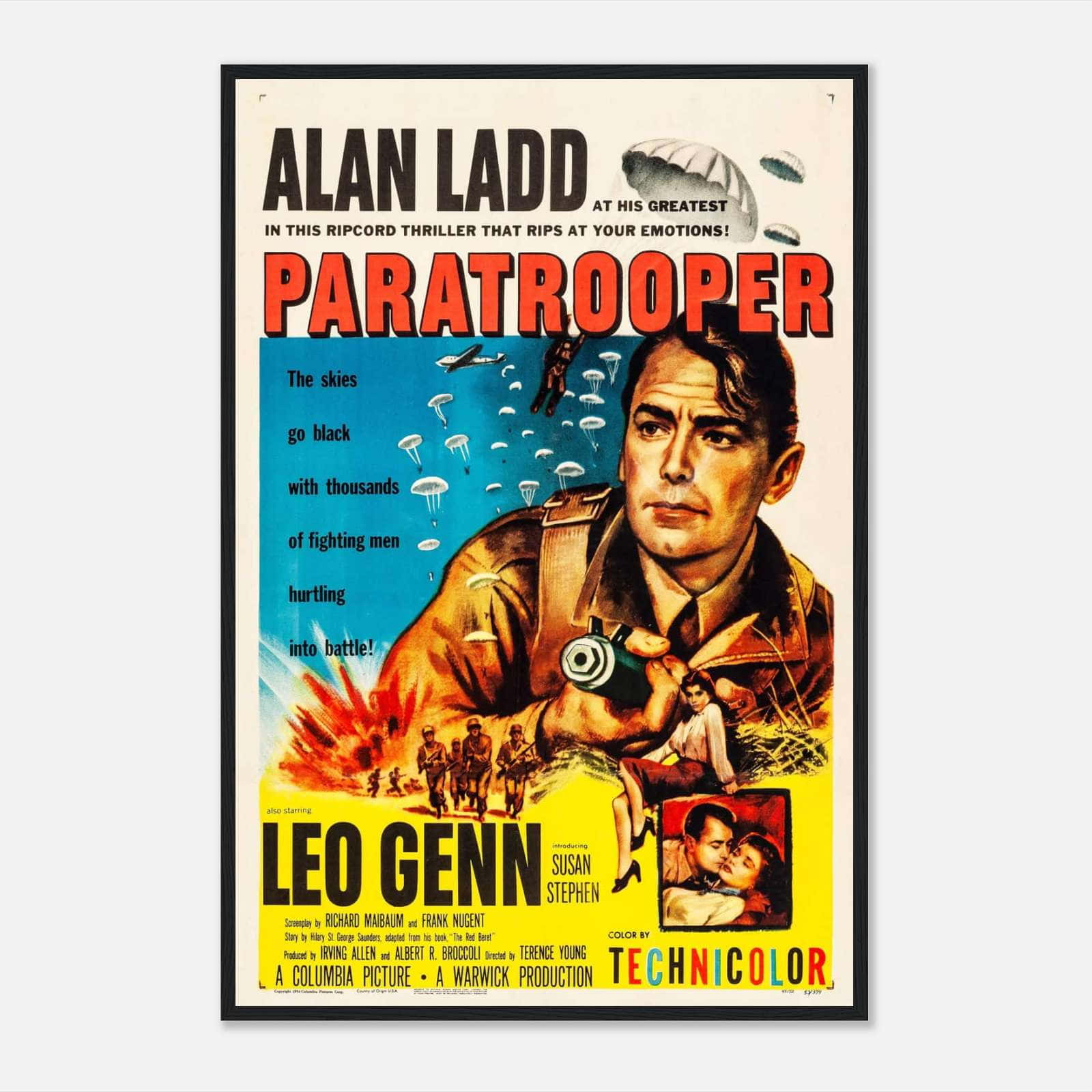 The Red Beret (1953) Movie Poster Print - Citiesbox