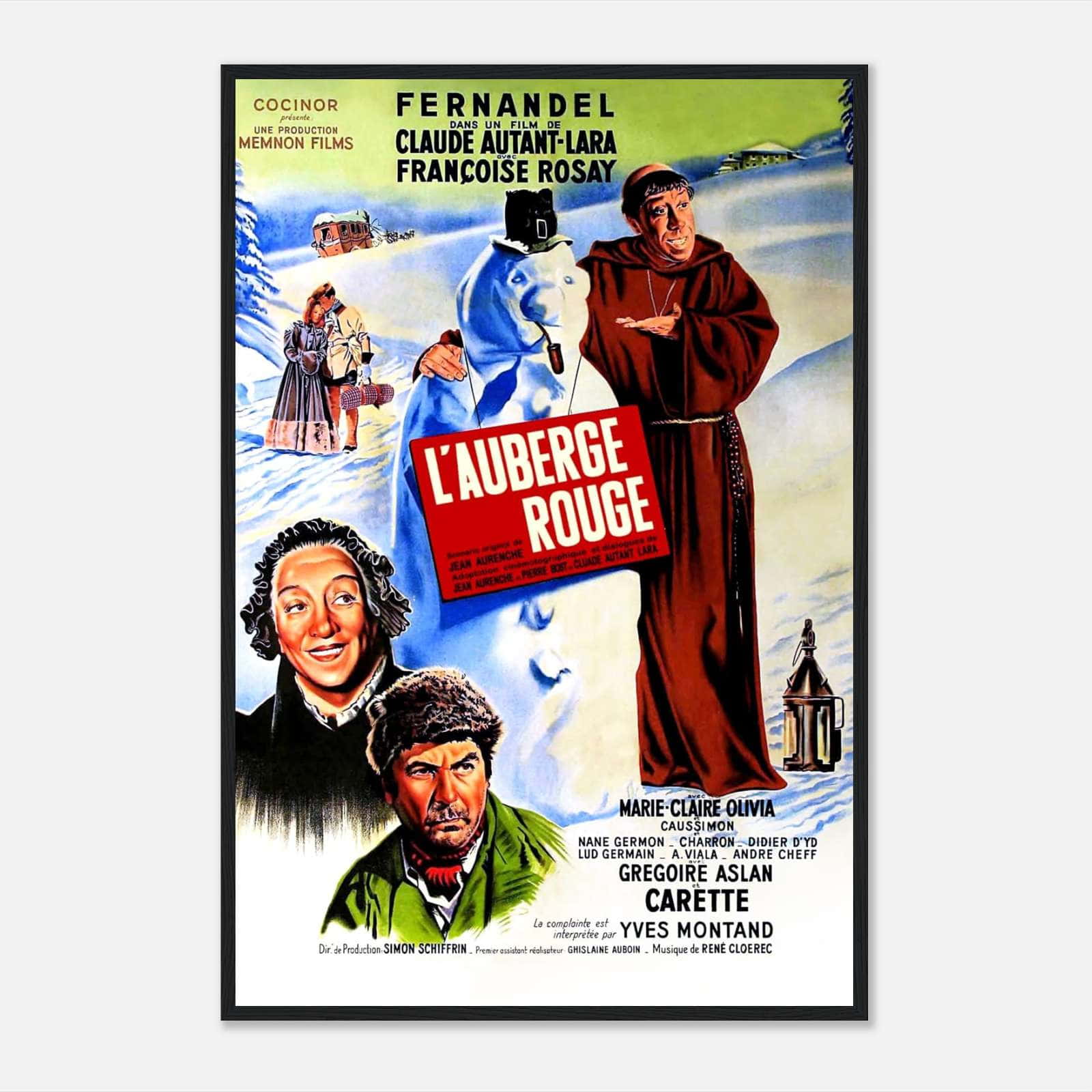 The Red Inn (1951) Movie Poster Print - Citiesbox