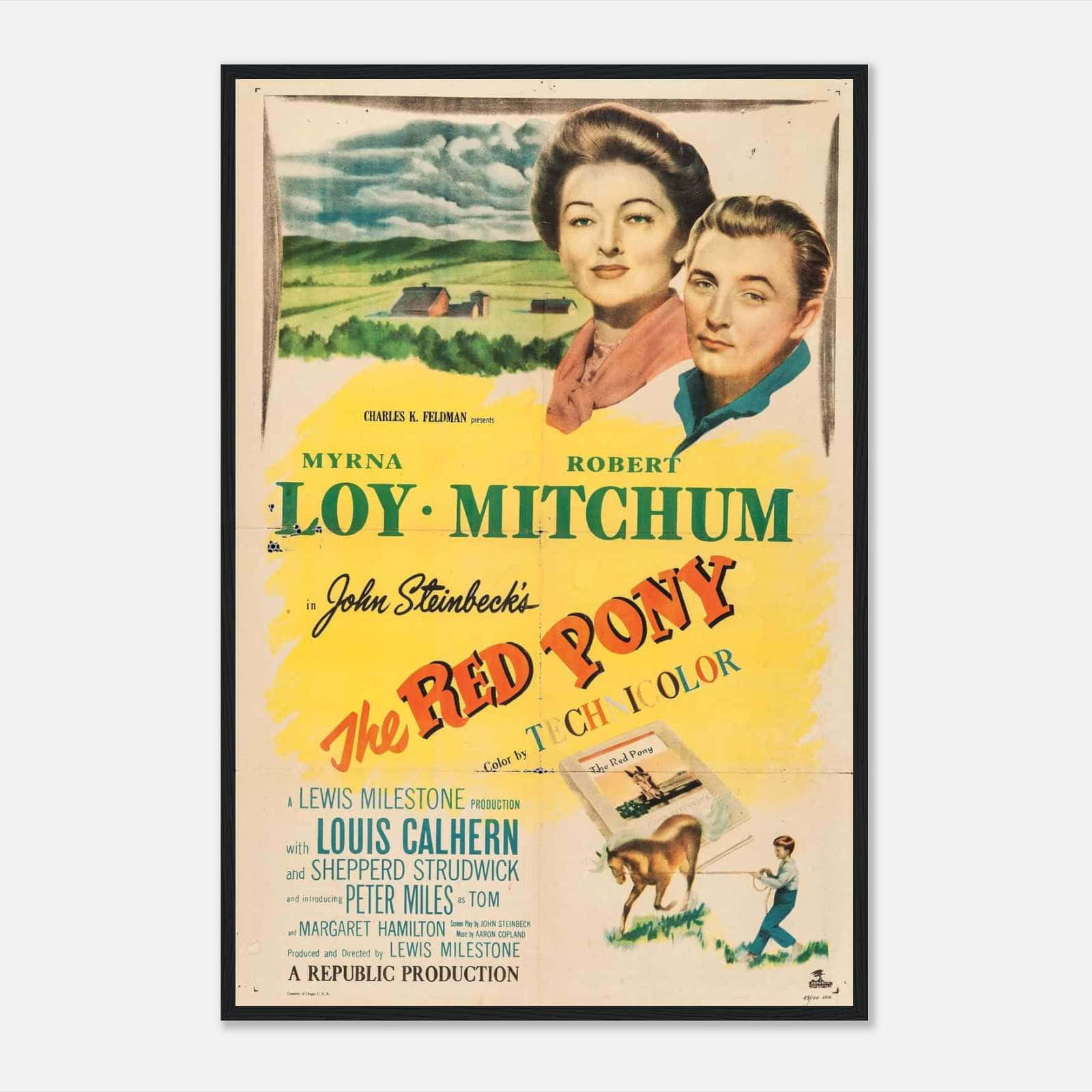The Red Pony (1949) Movie Poster Print - Citiesbox