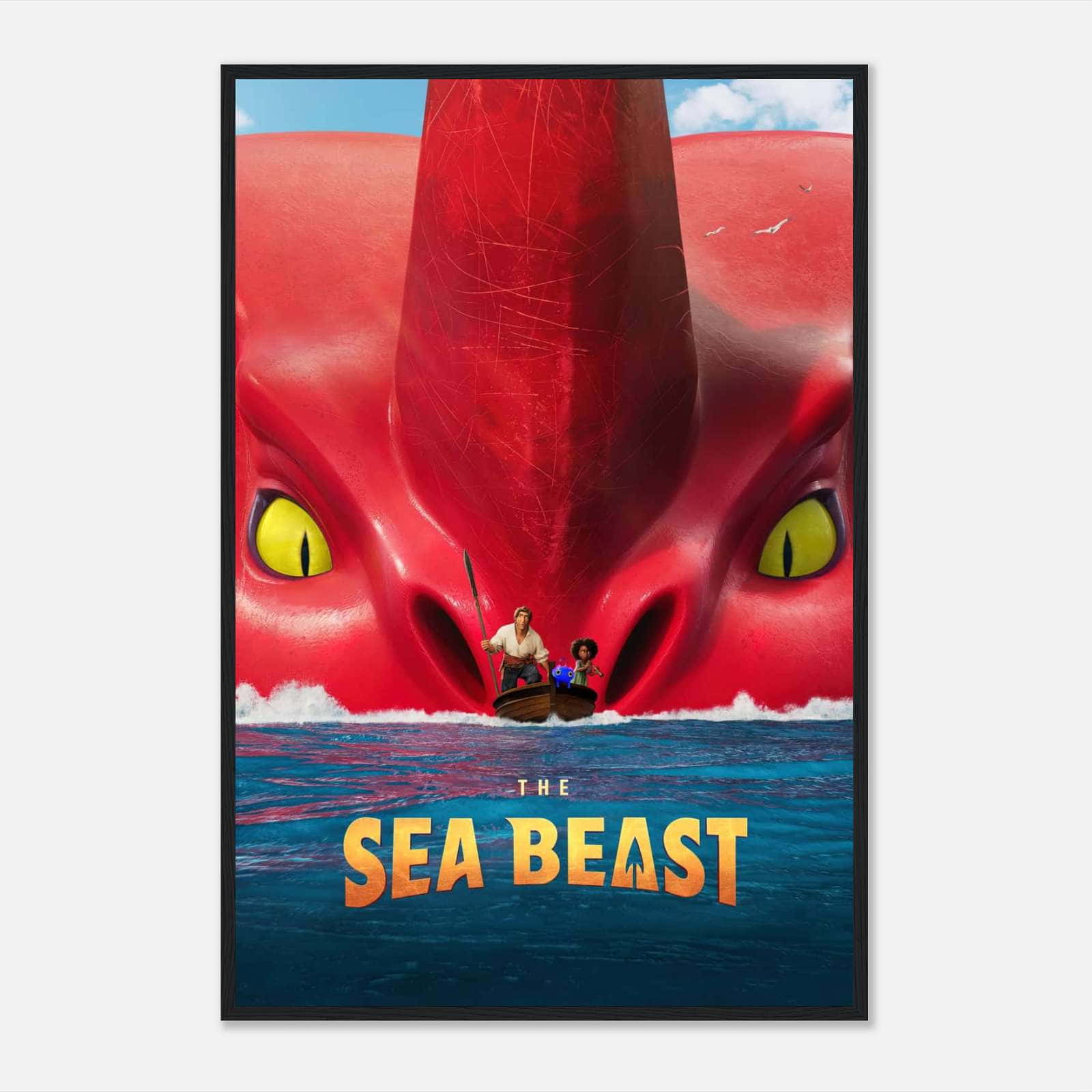 The Sea Beast 2022 Movie Poster Print Citiesbox The Sea Beast 2022 Movie Poster Print Citiesbox