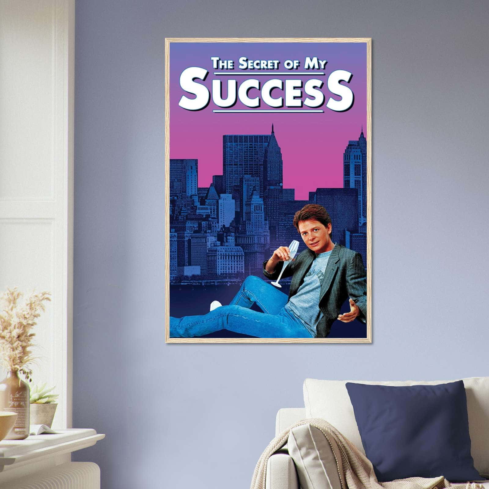 The Secret of My Success (1987) Movie Poster Print - Citiesbox