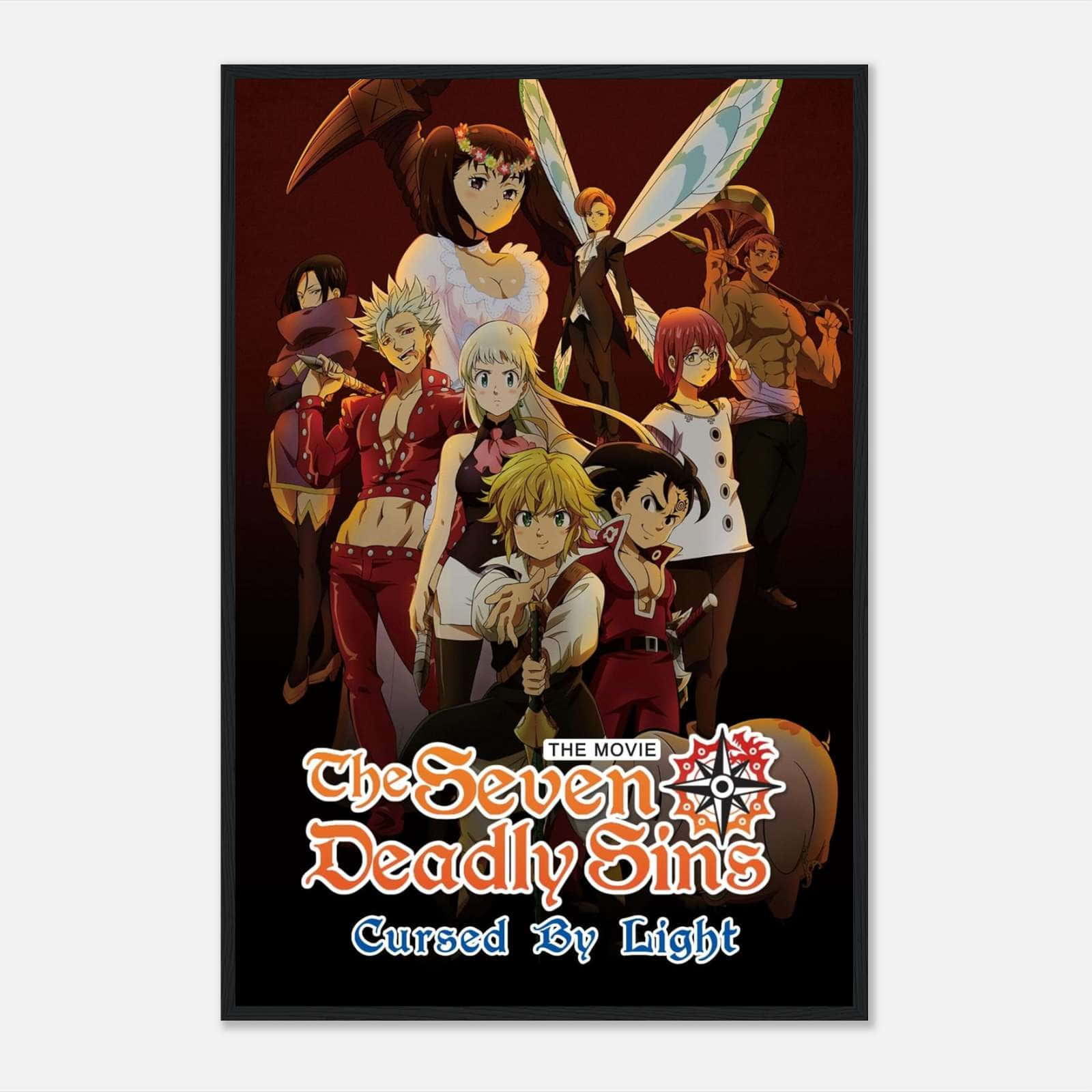 The Seven Deadly Sins: Cursed by Light (2021) Movie Poster Print ...