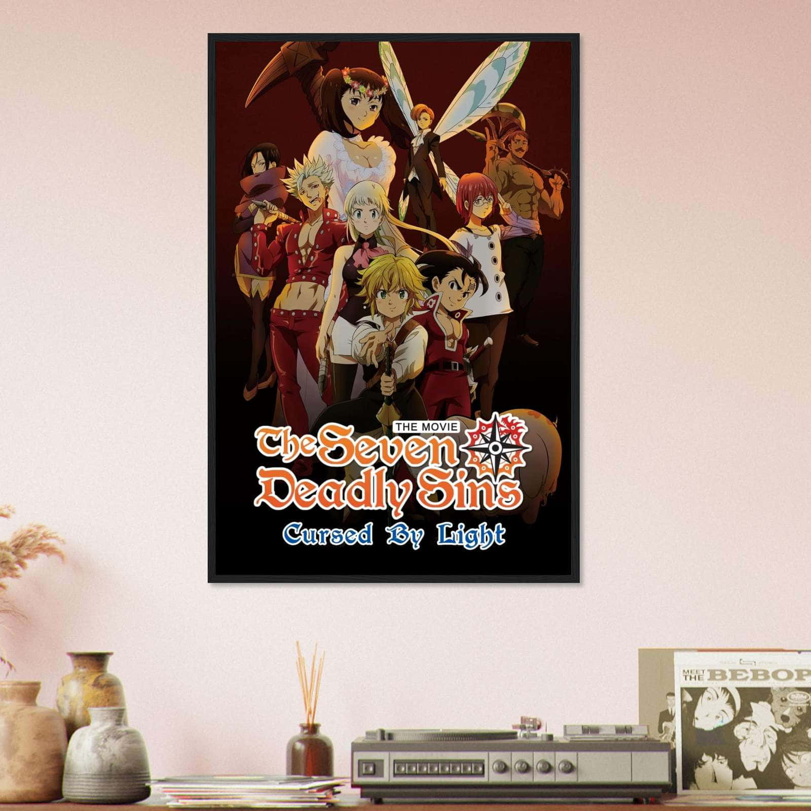 The Seven Deadly Sins: Cursed by Light (2021) Movie Poster Print ...