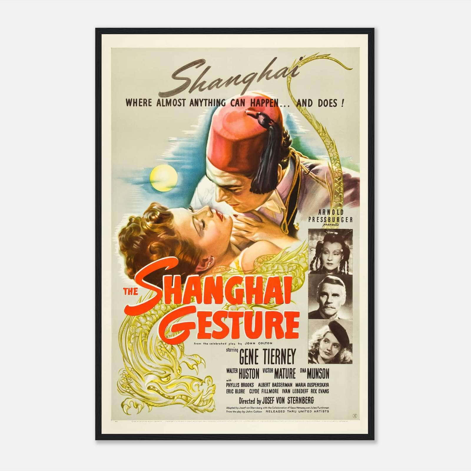 The Shanghai Gesture (1941) Movie Poster Print - Citiesbox