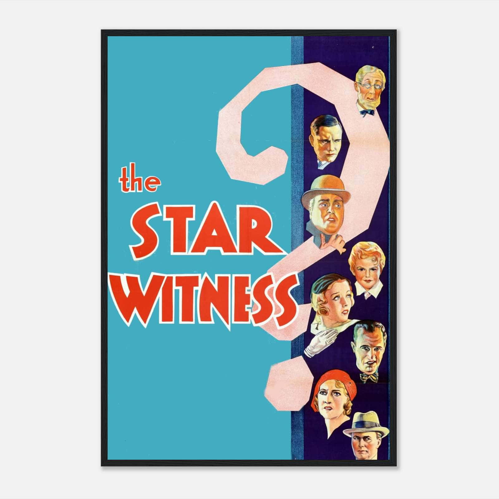 The Star Witness (1931) Movie Poster Print - Citiesbox