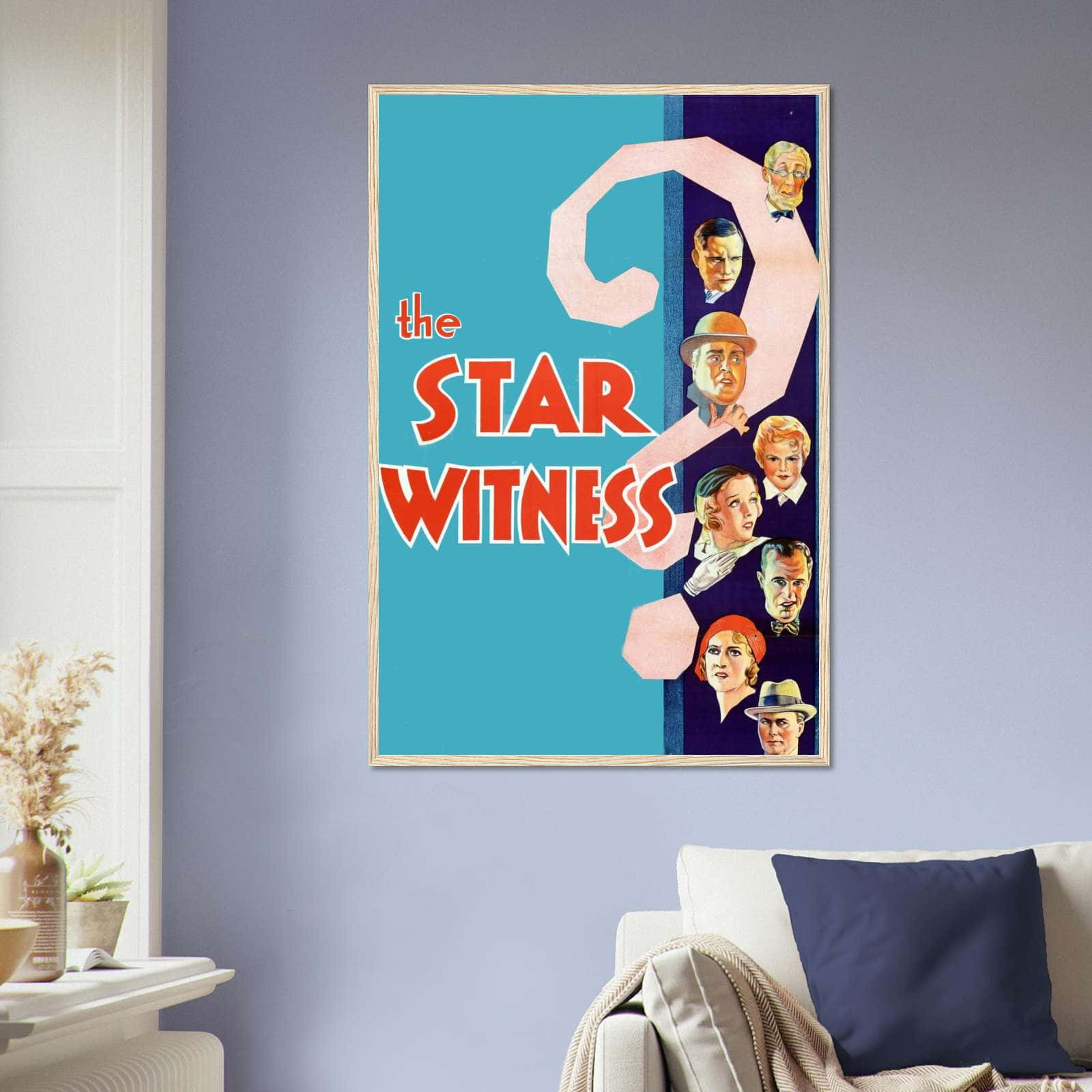 The Star Witness (1931) Movie Poster Print - Citiesbox