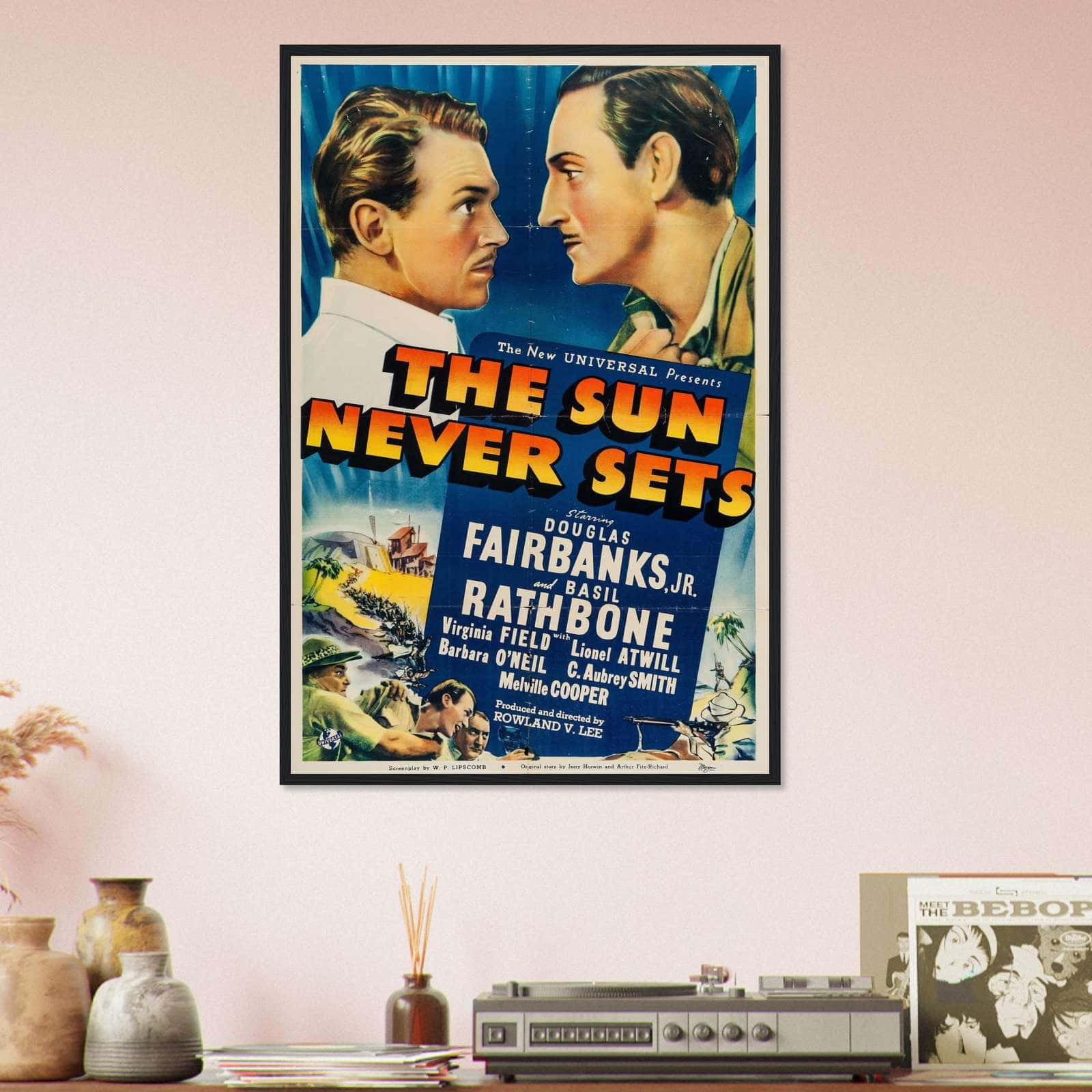 The Sun Never Sets (1939) Movie Poster Print - Citiesbox