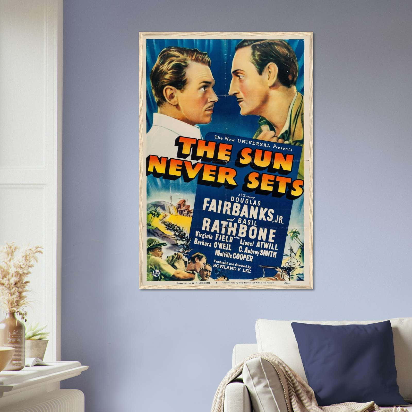 The Sun Never Sets (1939) Movie Poster Print - Citiesbox