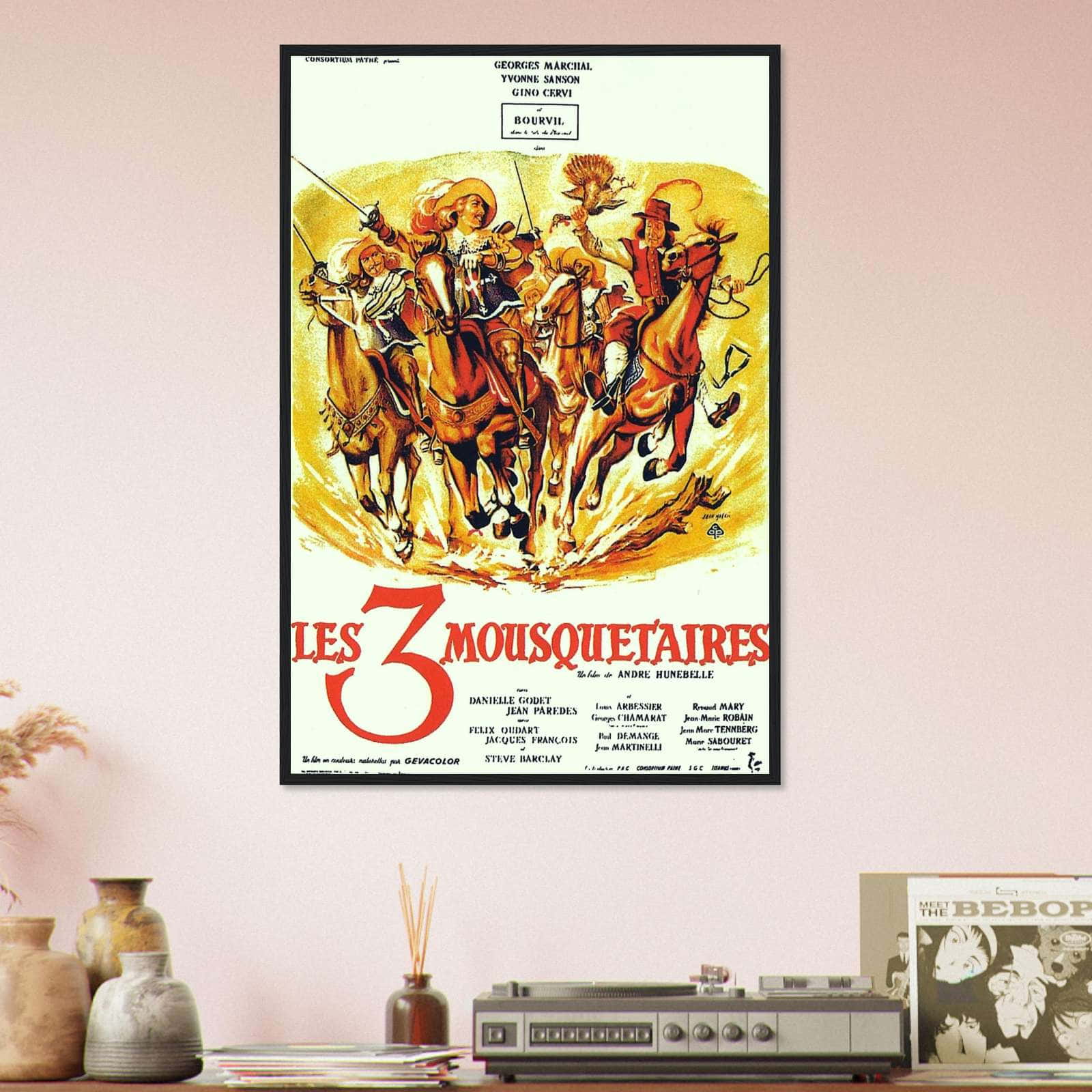 The Three Musketeers (1953) Movie Poster Print - Citiesbox