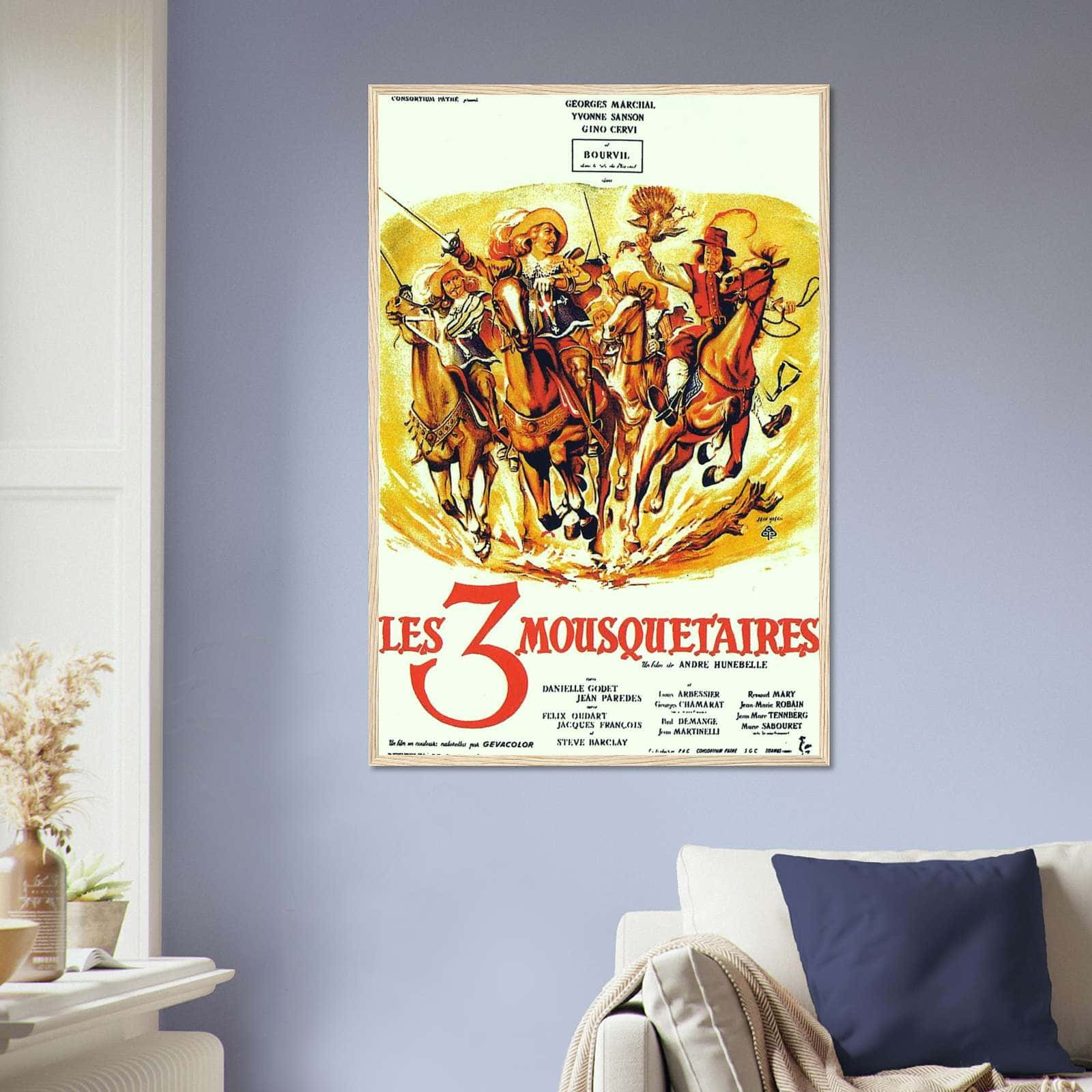 The Three Musketeers (1953) Movie Poster Print - Citiesbox