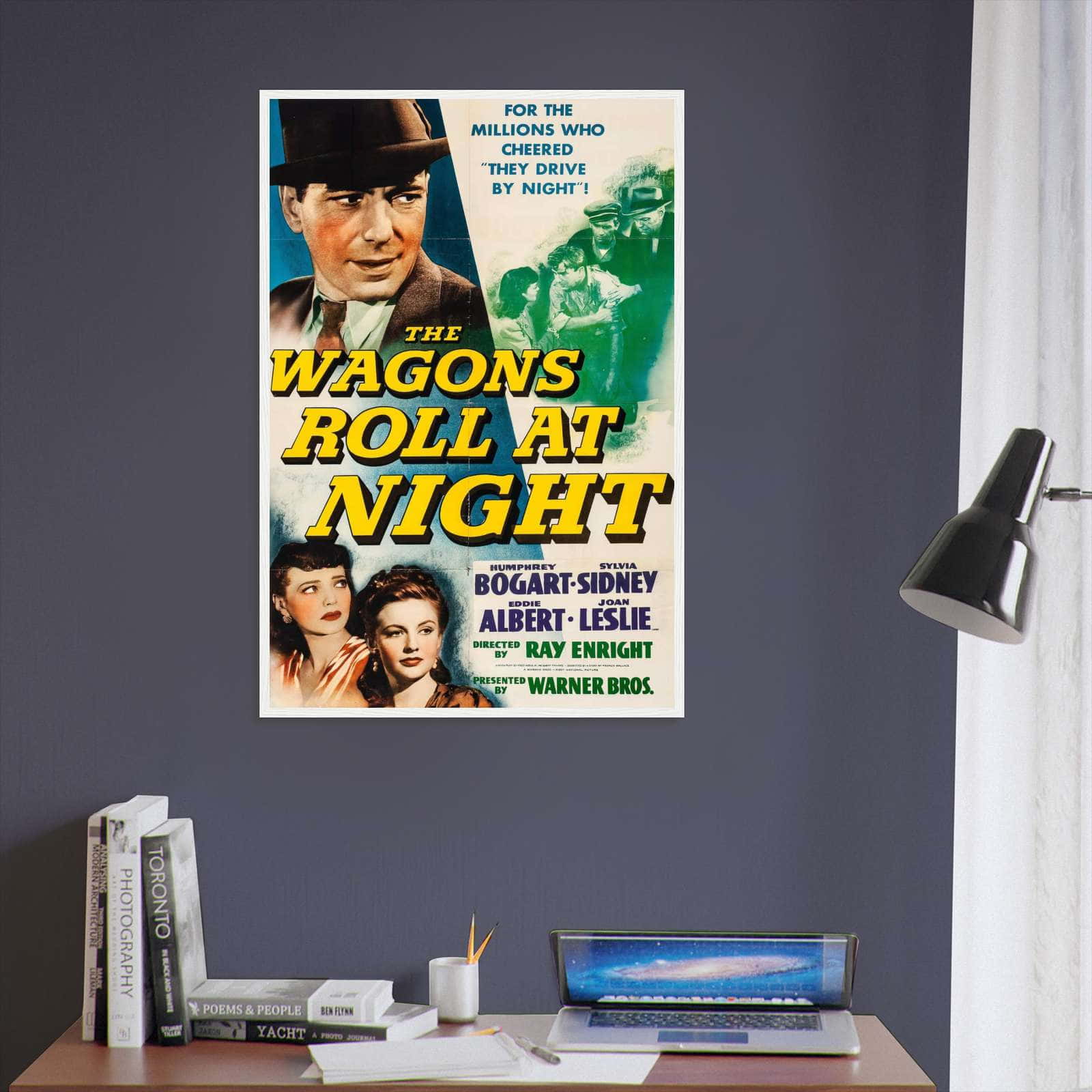 The Wagons Roll at Night (1941) Movie Poster Print - Citiesbox