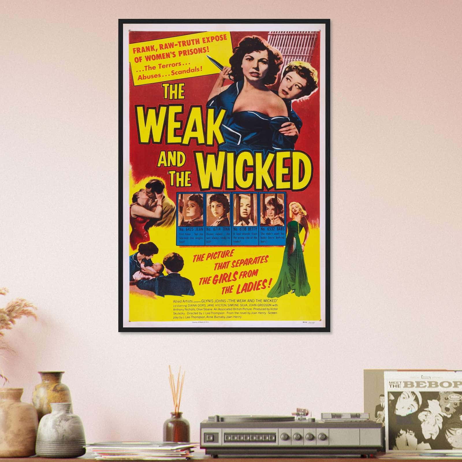 The Weak and the Wicked (1954) Movie Poster Print - Citiesbox