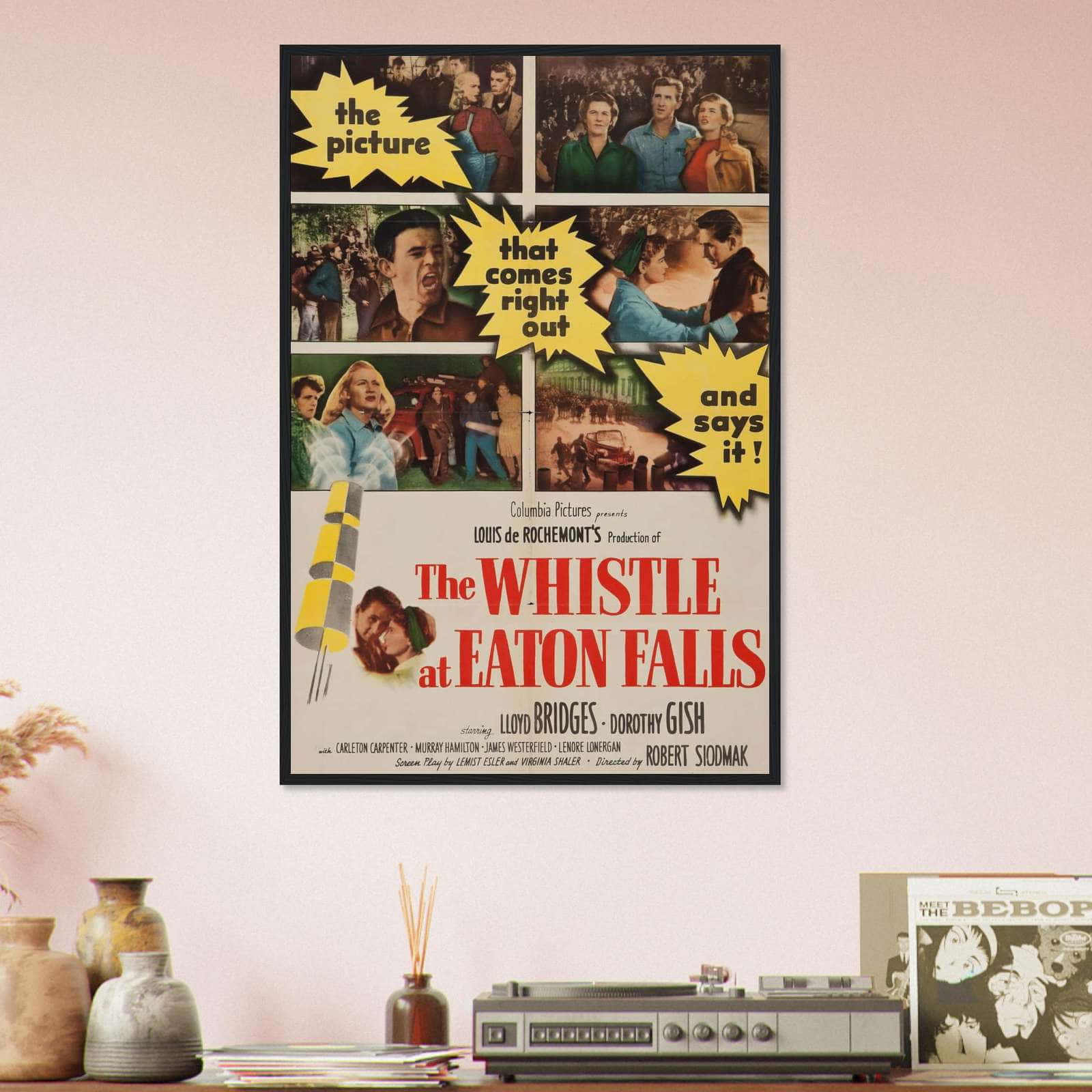 The Whistle at Eaton Falls (1951) Movie Poster Print - Citiesbox