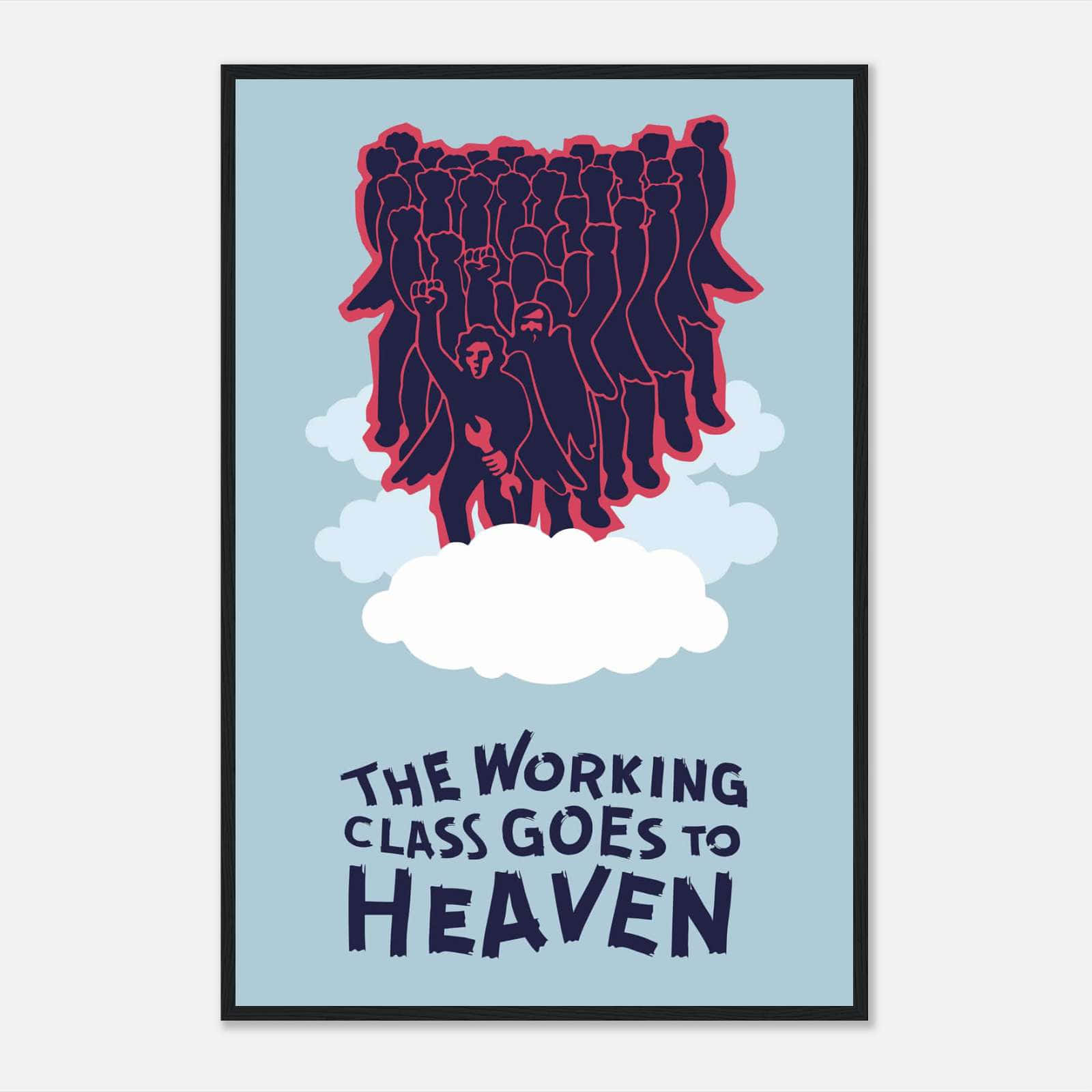 The Working Class Goes to Heaven (1971) Movie Poster Print - Citiesbox