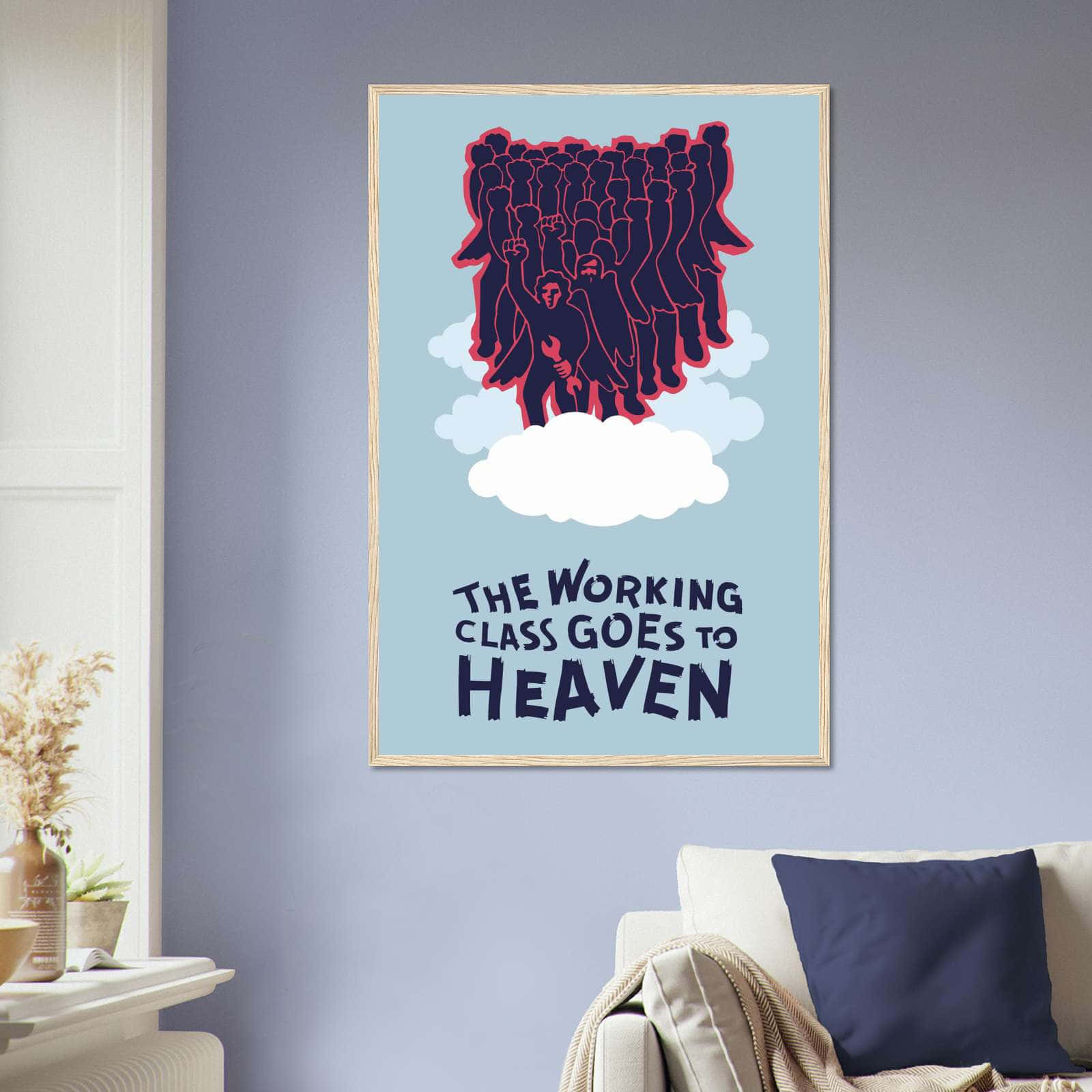 The Working Class Goes to Heaven (1971) Movie Poster Print - Citiesbox