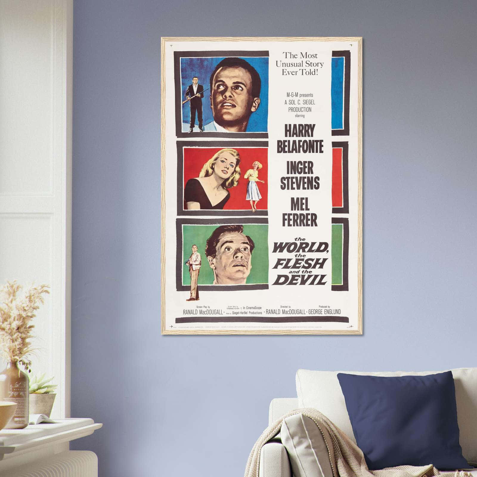 The World, the Flesh and the Devil (1959) Movie Poster Print - Citiesbox