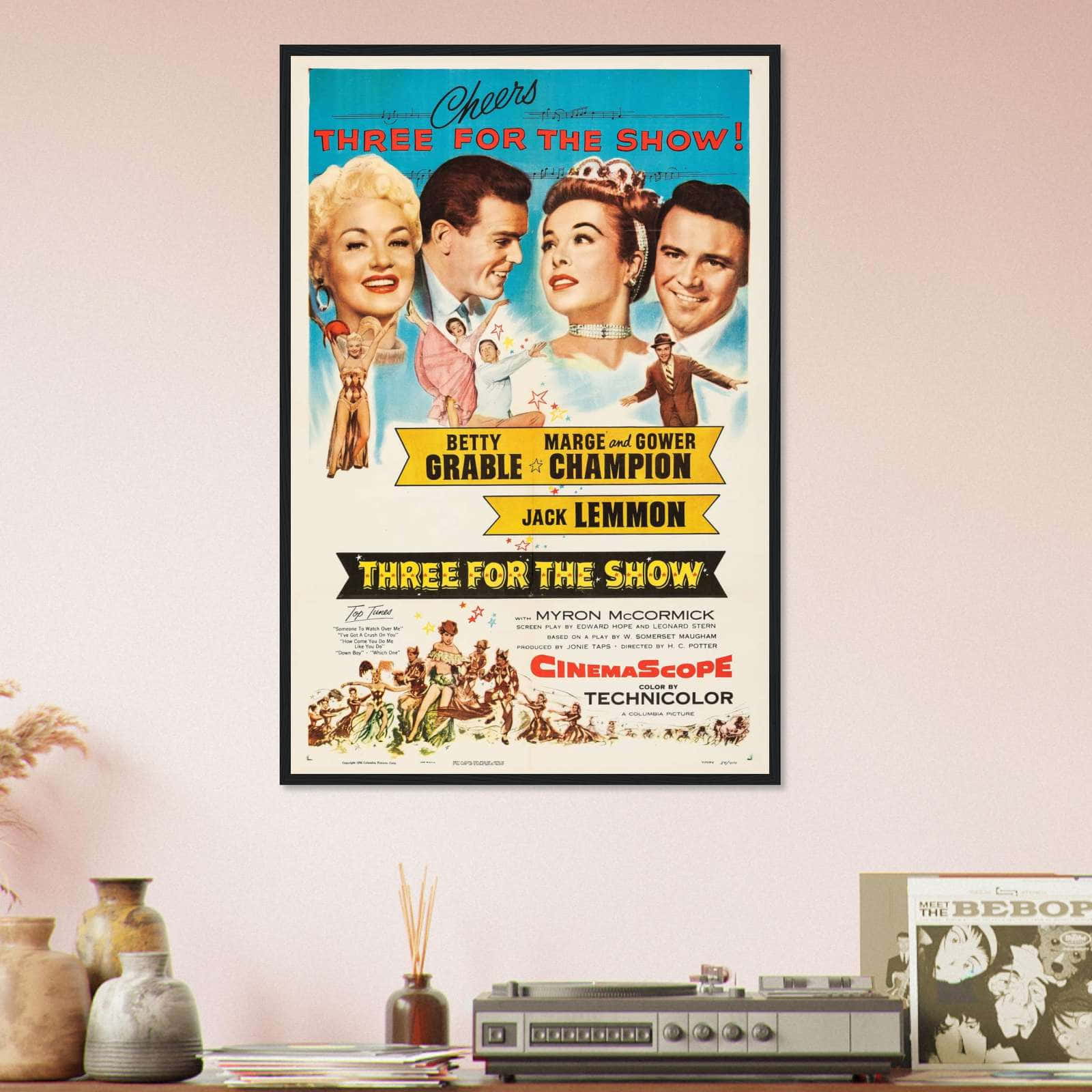 Three for the Show (1955) Movie Poster Print - Citiesbox