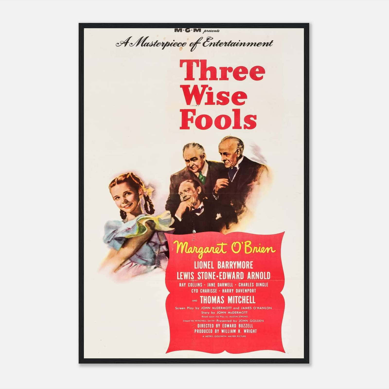 Three Wise Fools (1946) Movie Poster Print - Citiesbox