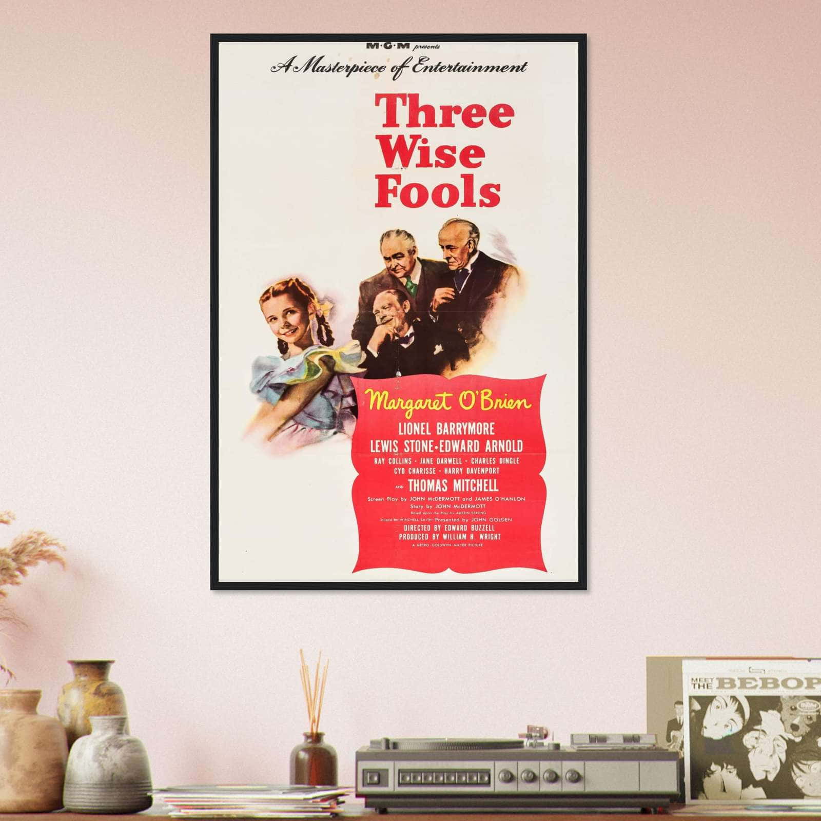 Three Wise Fools (1946) Movie Poster Print - Citiesbox