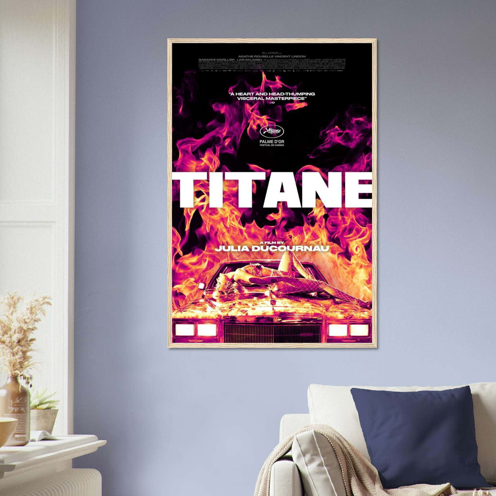 Titane (2021) Movie Poster Print - Citiesbox