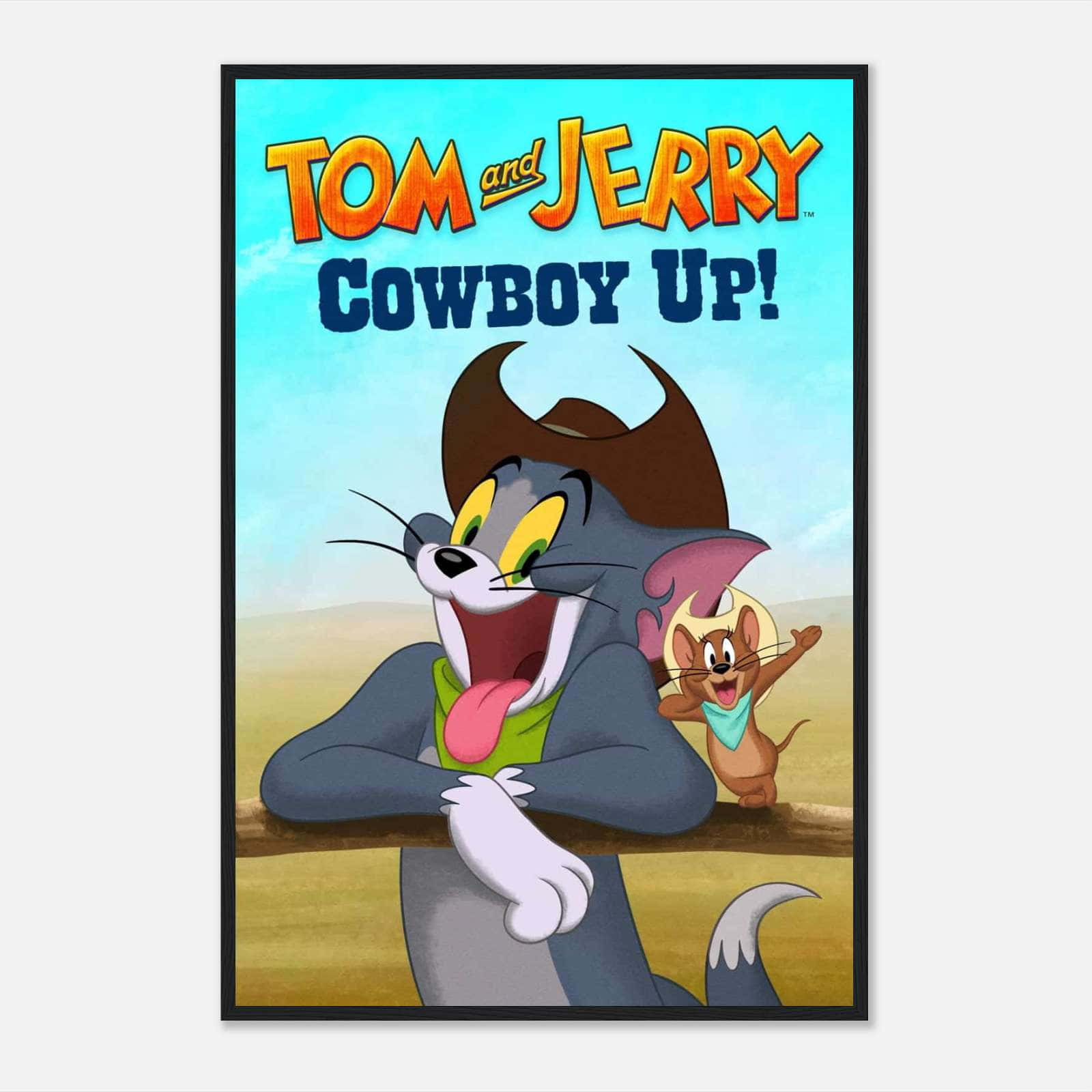 Tom and Jerry Cowboy Up! (2022) Movie Poster Print - Citiesbox