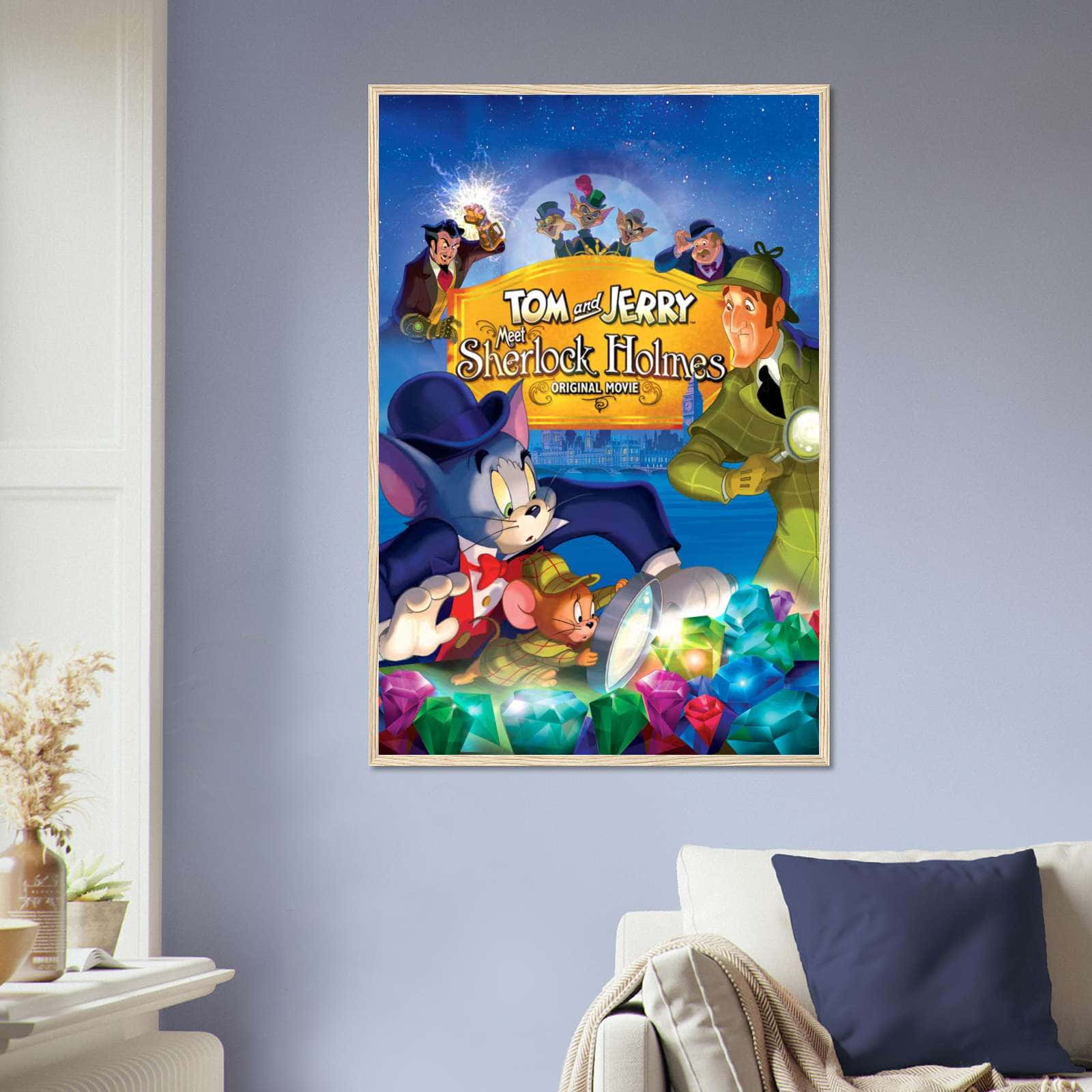 Tom and Jerry Meet Sherlock Holmes (2010) Movie Poster Print - Citiesbox