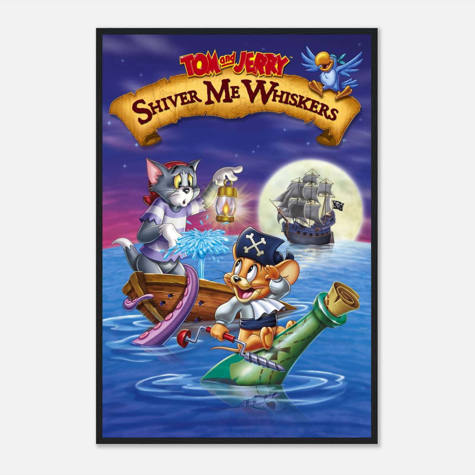 Tom and Jerry: Shiver Me Whiskers (2006) Movie Poster Print - Citiesbox
