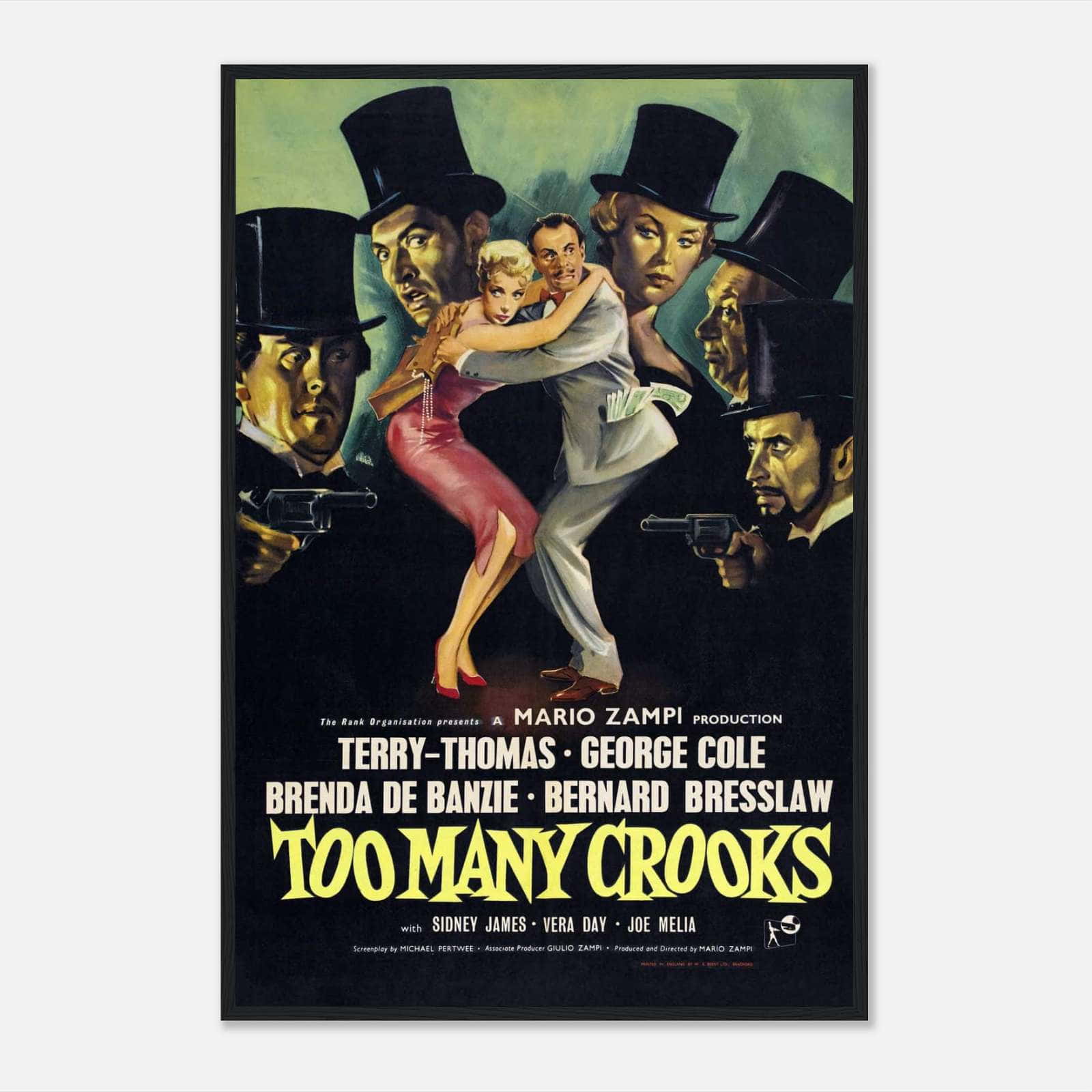 Too Many Crooks (1959) Movie Poster Print - Citiesbox