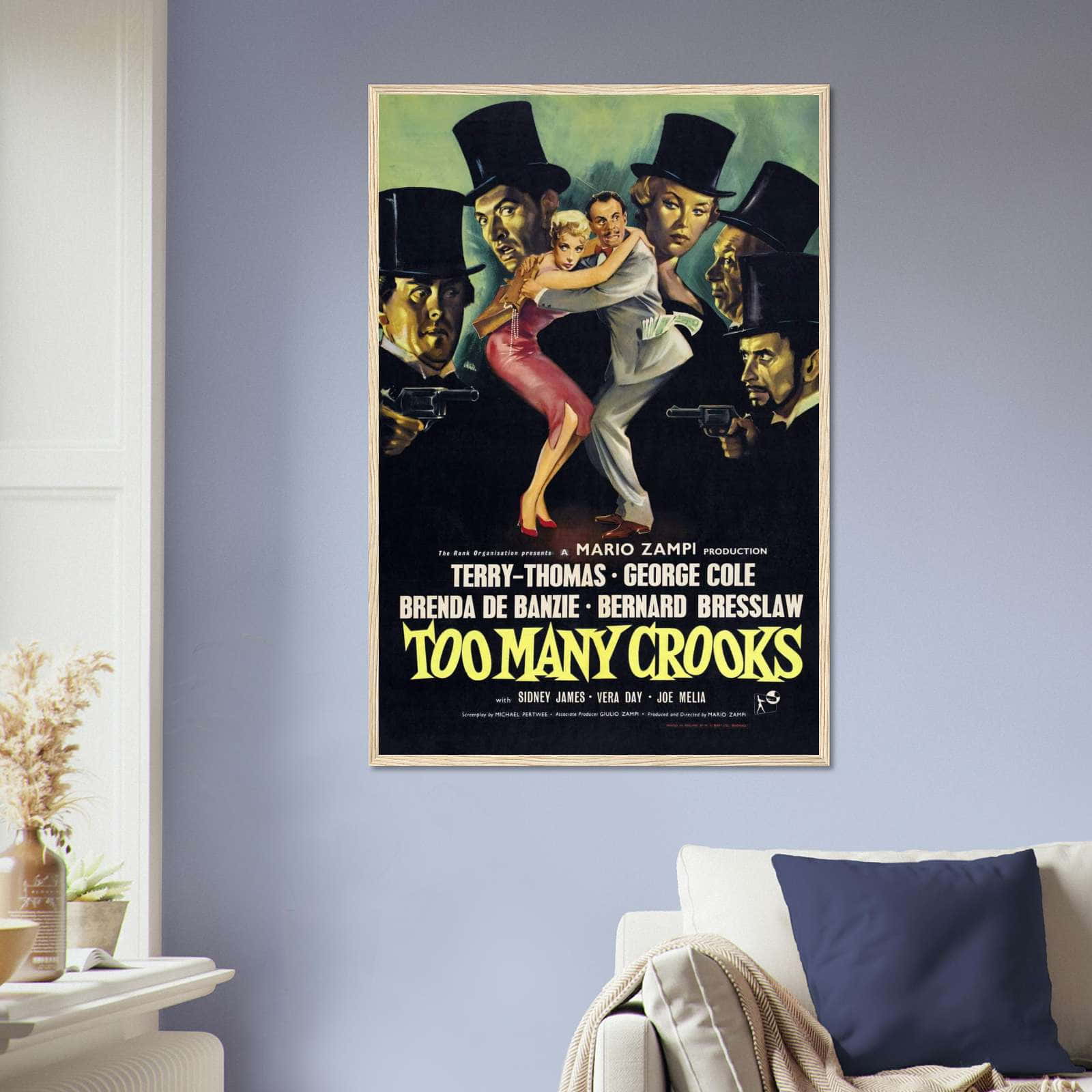 Too Many Crooks (1959) Movie Poster Print - Citiesbox