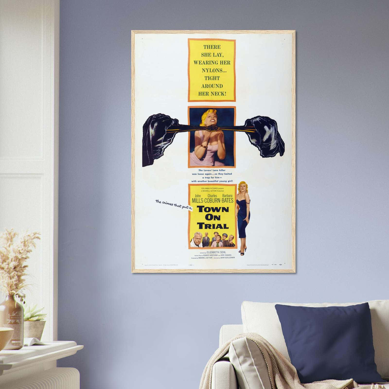 Town on Trial (1957) Movie Poster Print - Citiesbox