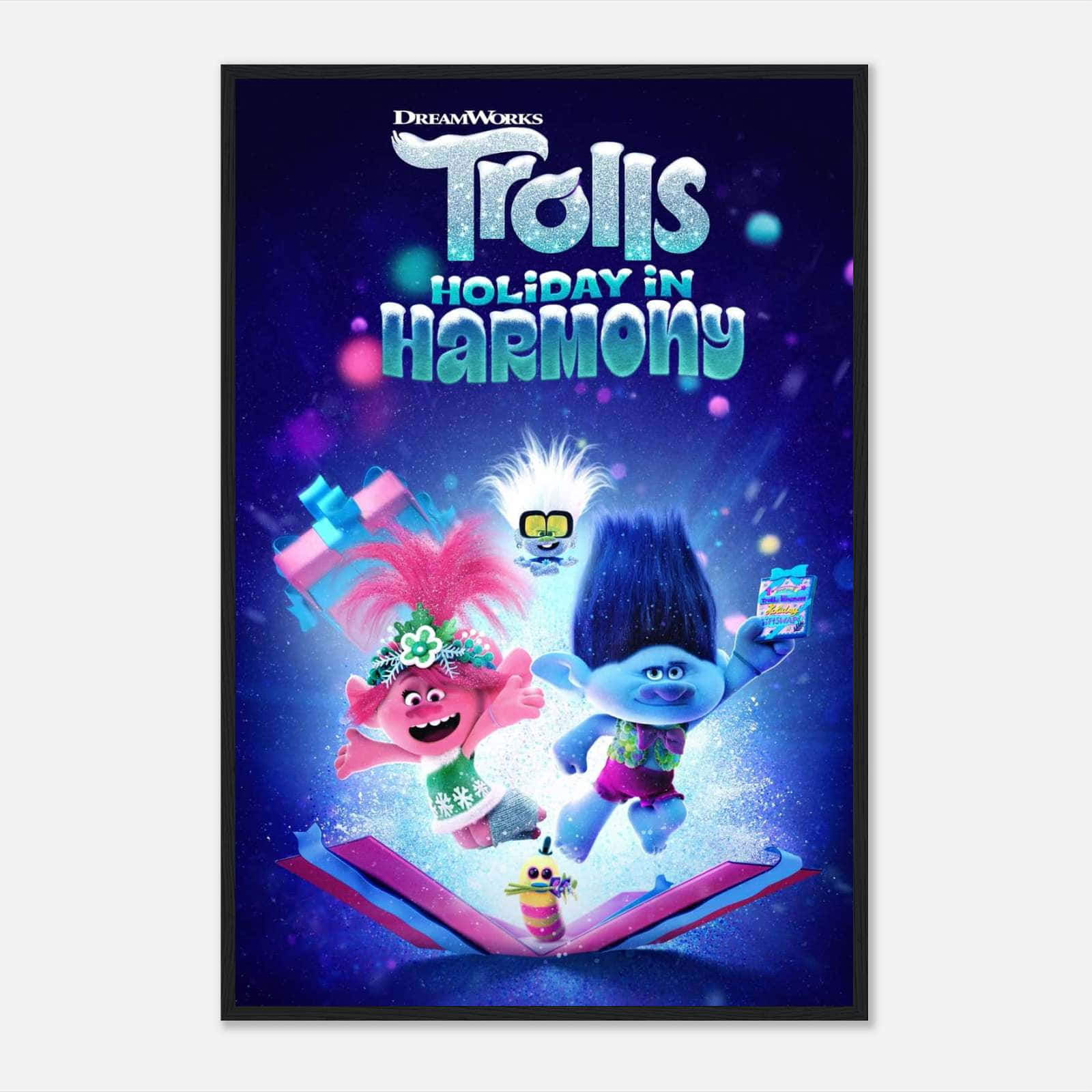 Trolls Holiday in Harmony (2021) Movie Poster Print - Citiesbox