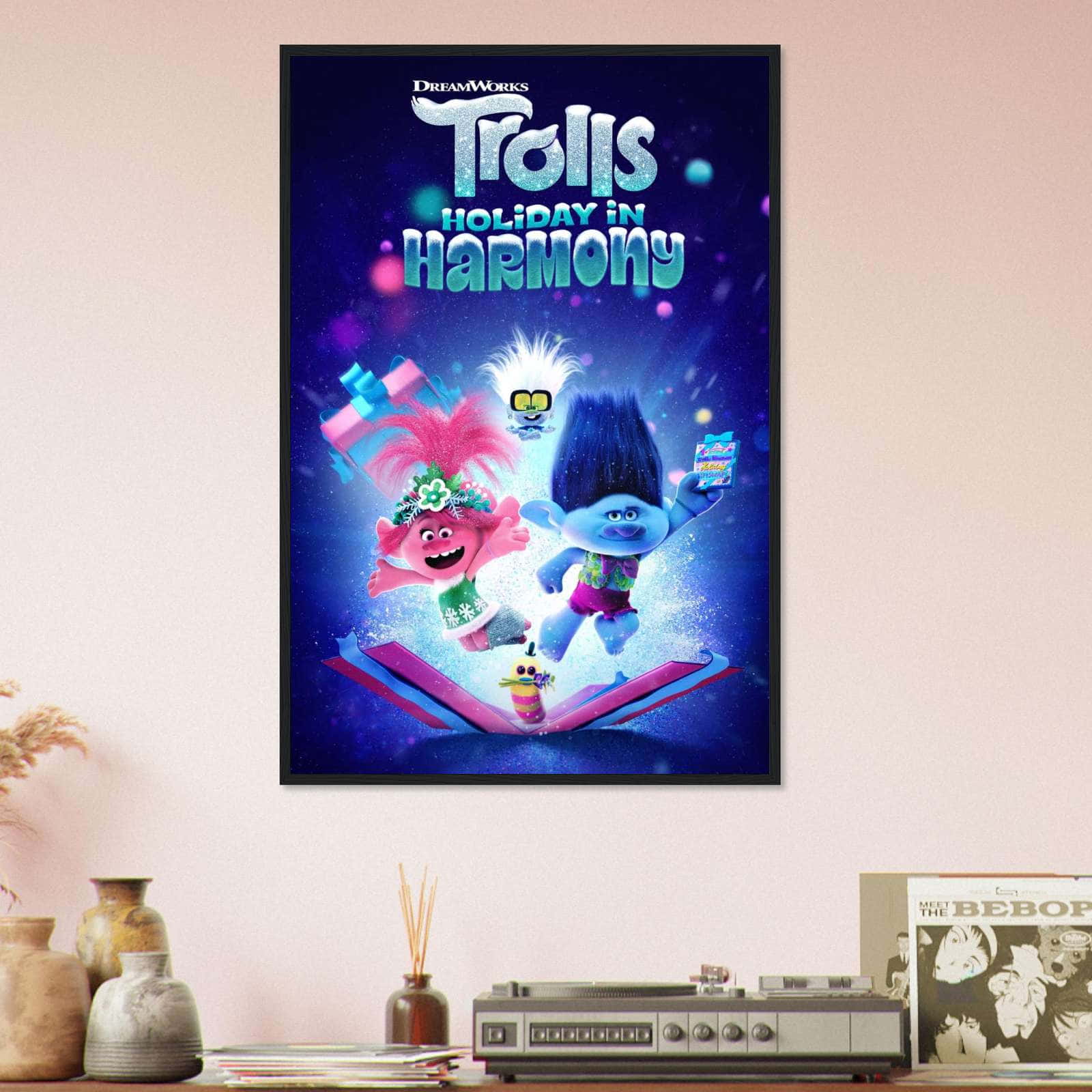 Trolls Holiday in Harmony (2021) Movie Poster Print - Citiesbox